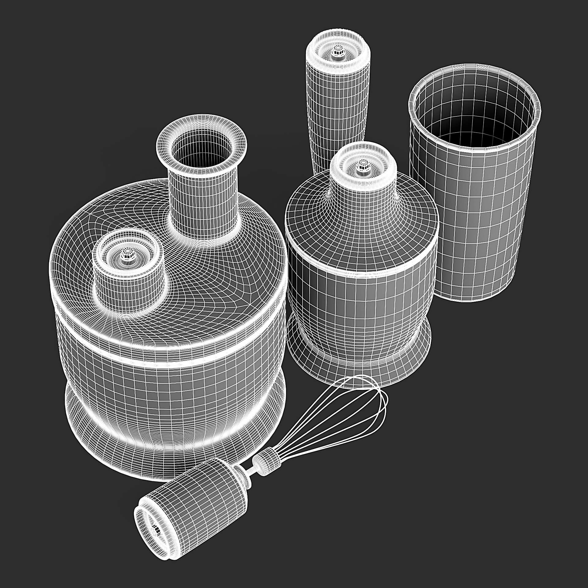 Blender Accessories - 3D Model by fusemesh