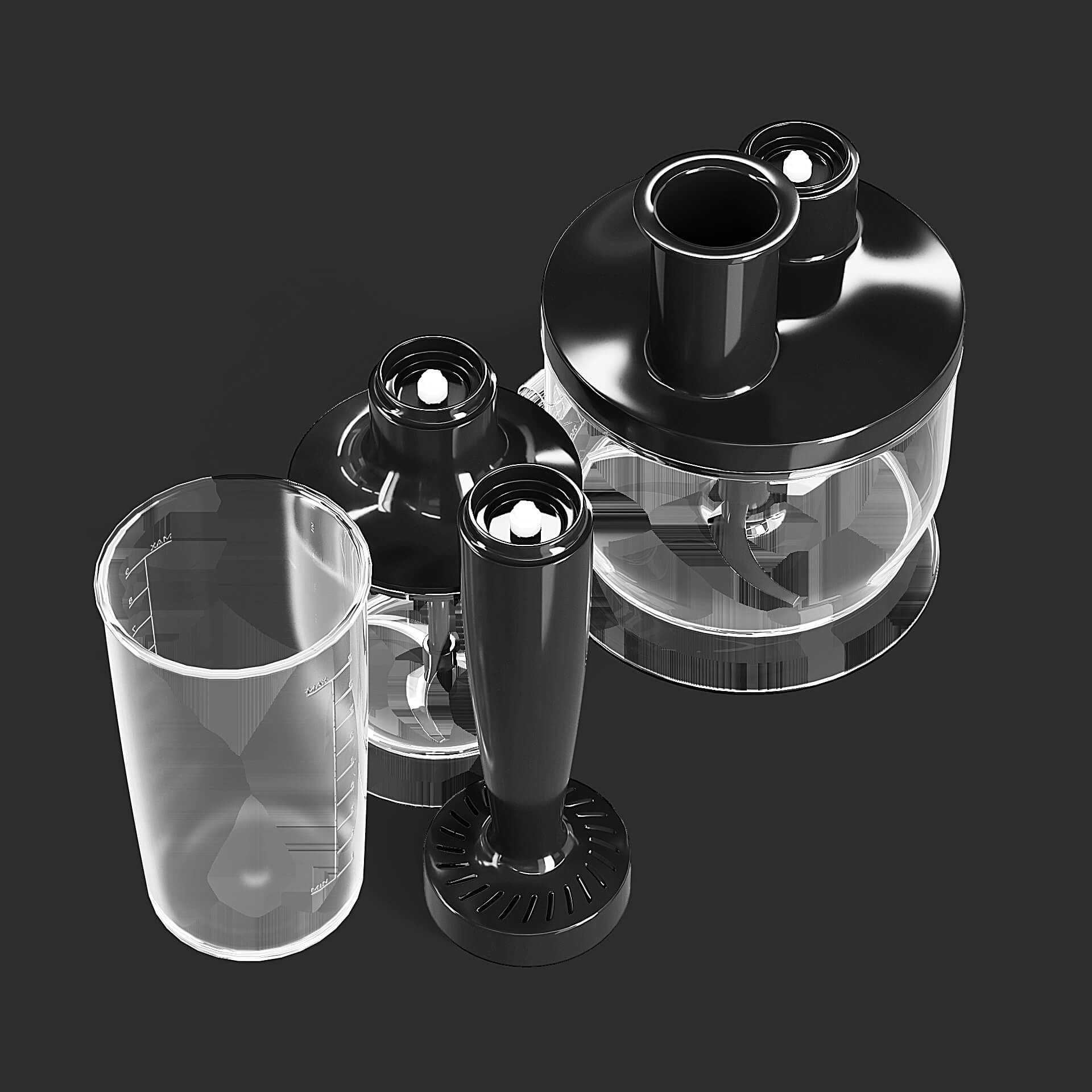 Blender Accessories - 3D Model by fusemesh
