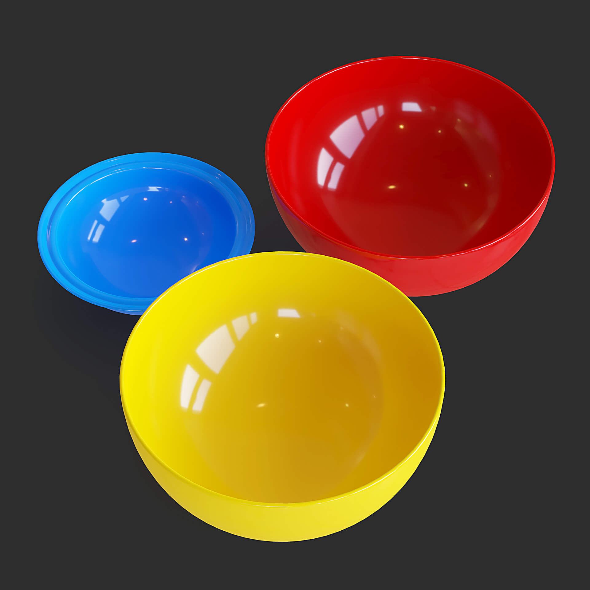 Bowls Bowls Bowls - 3D Model by fusemesh