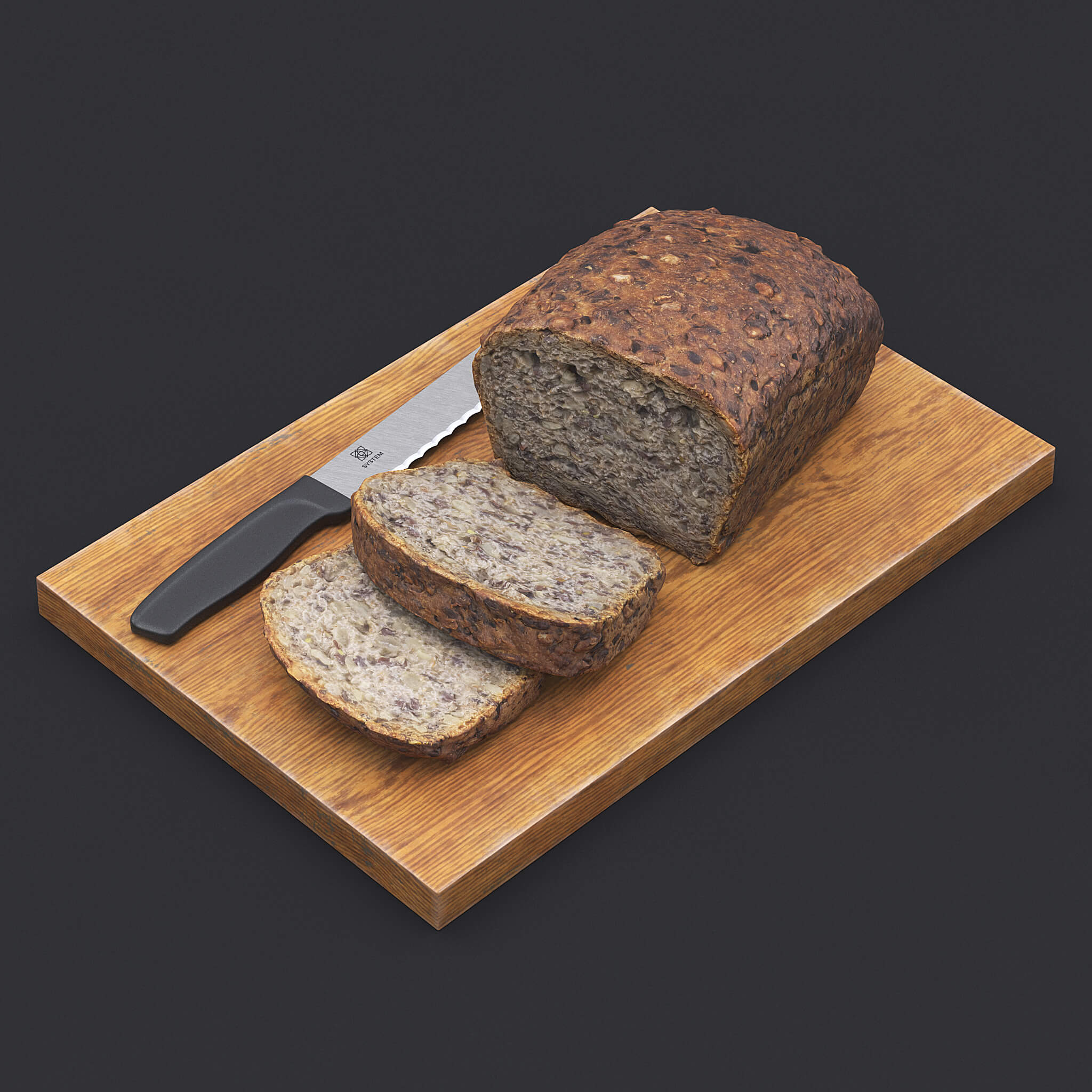 Bread Board I - 3D Model by fusemesh