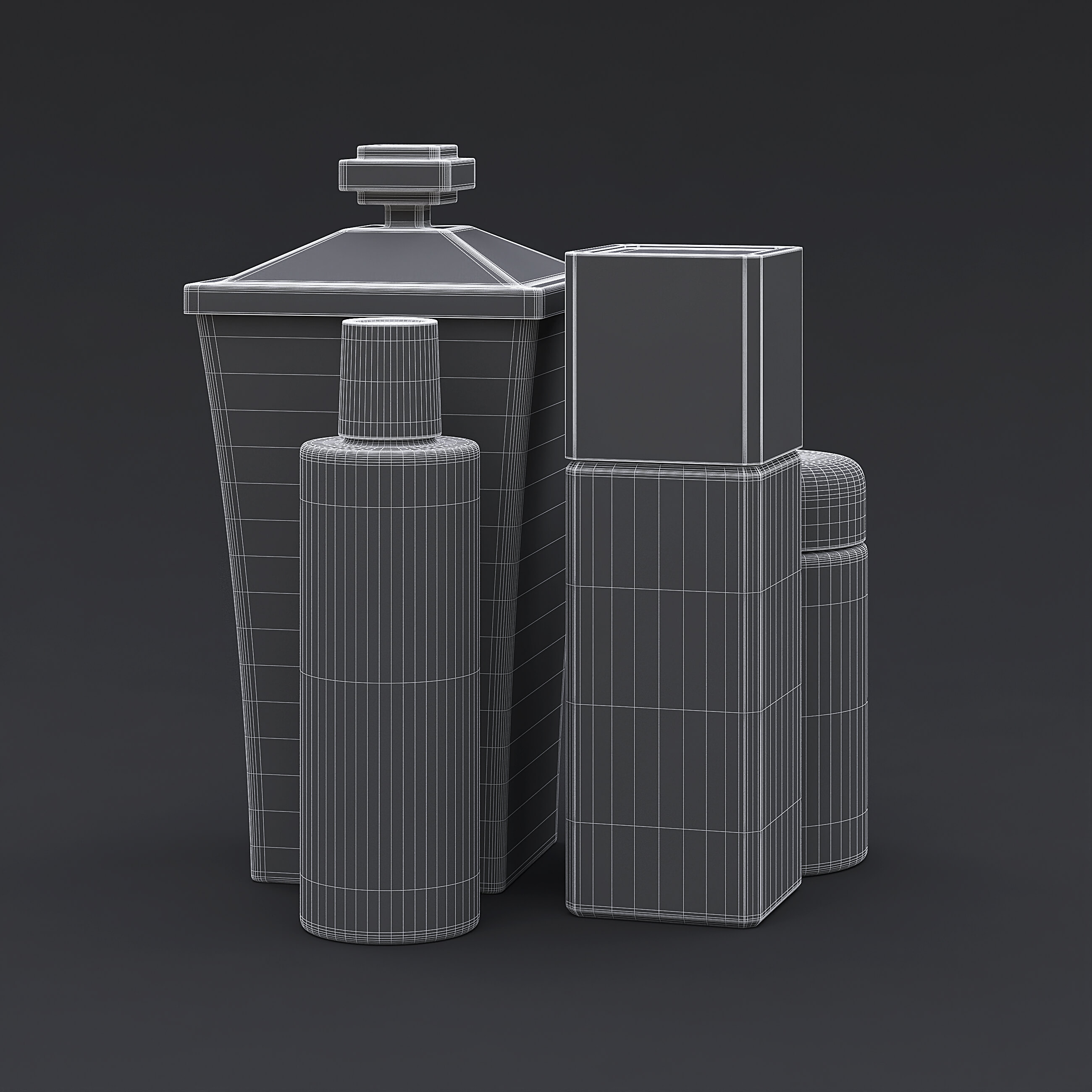 Cosmetics Cosmetics - 3D Model by fusemesh