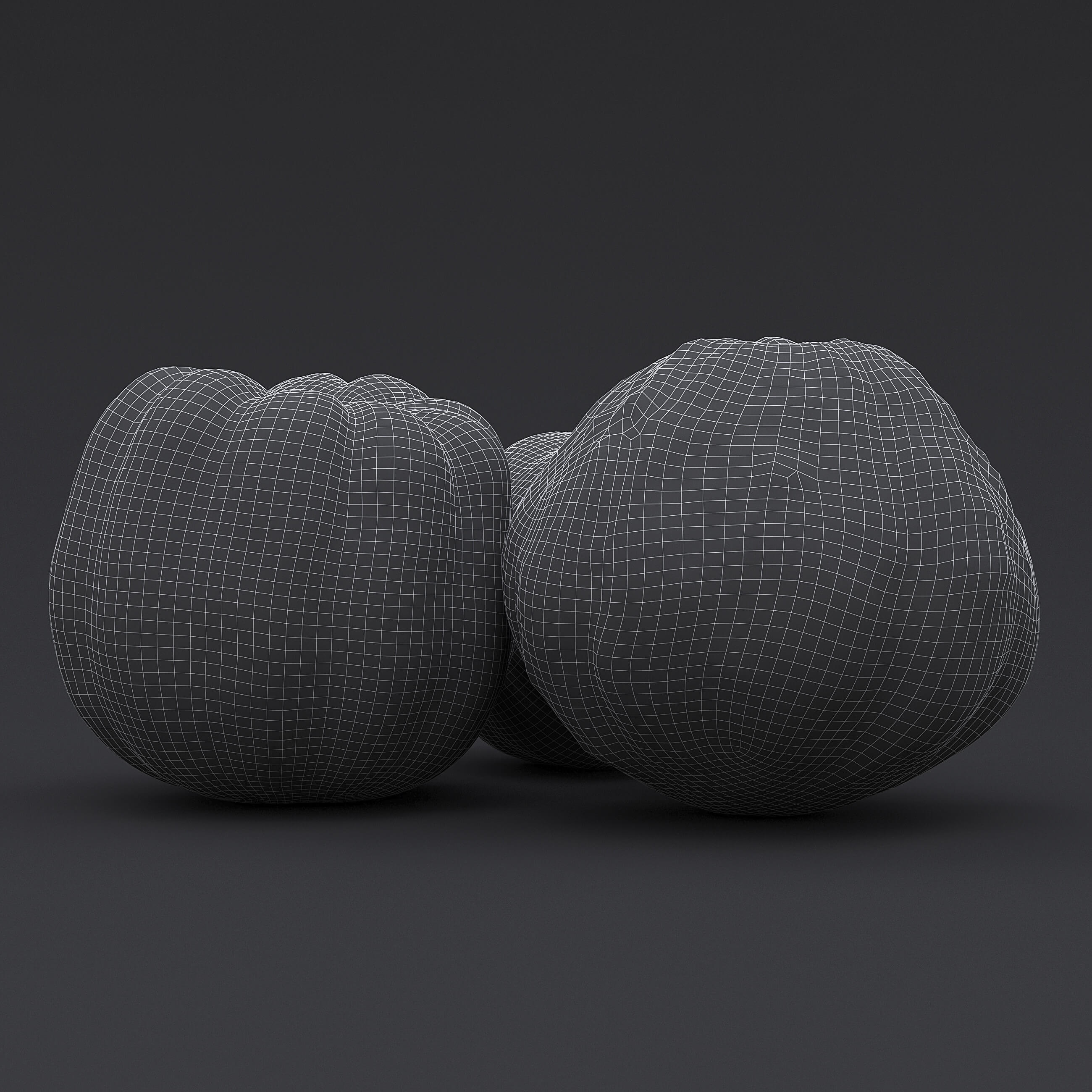 Decorative Pumpkins - 3D Model by fusemesh