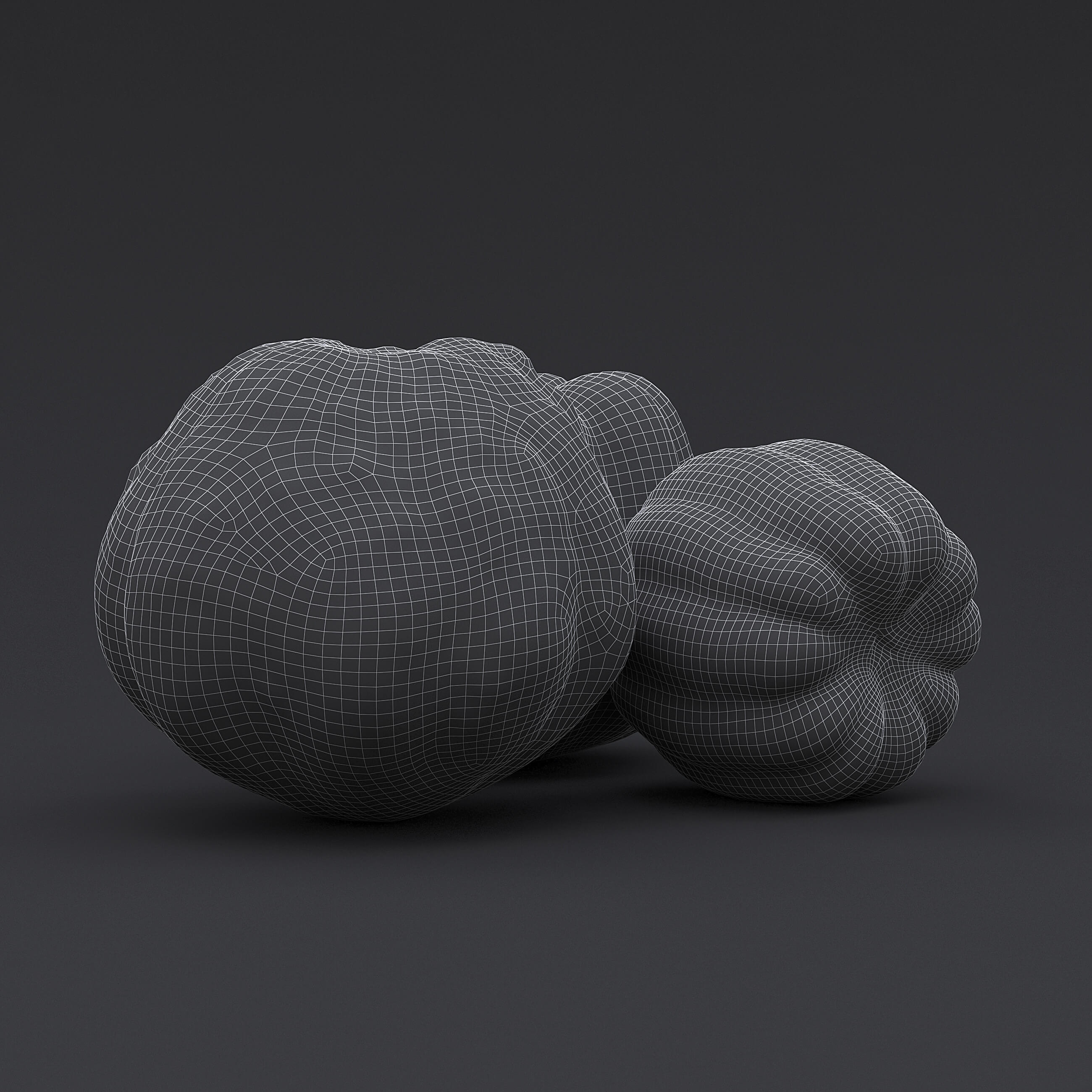 Decorative Pumpkins - 3D Model by fusemesh