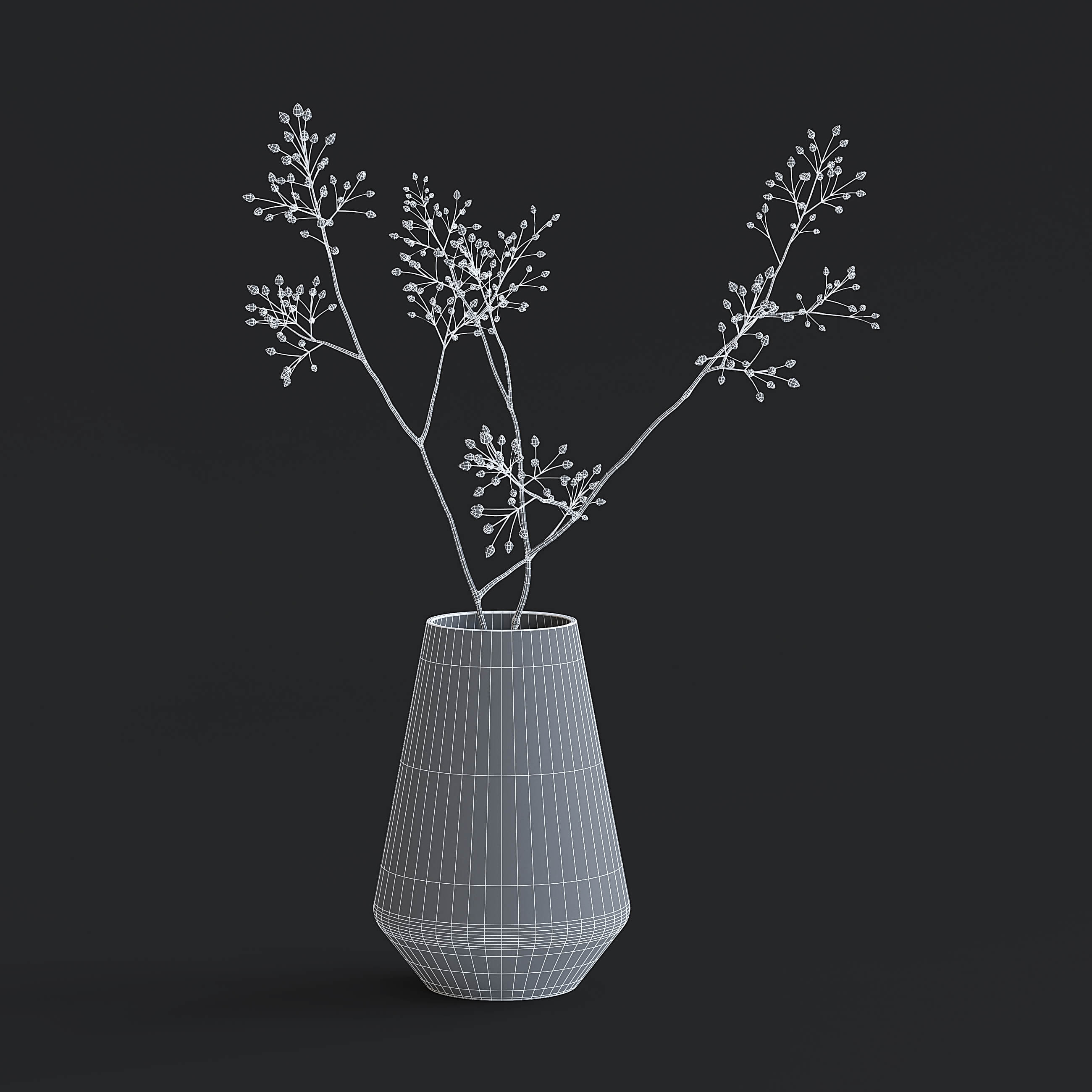 Dry Plant Plant - 3D Model by fusemesh