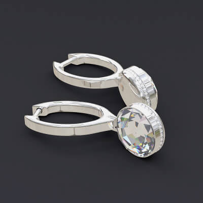 Dwg 3D Models | Jewelry | Earrings | RenderHub