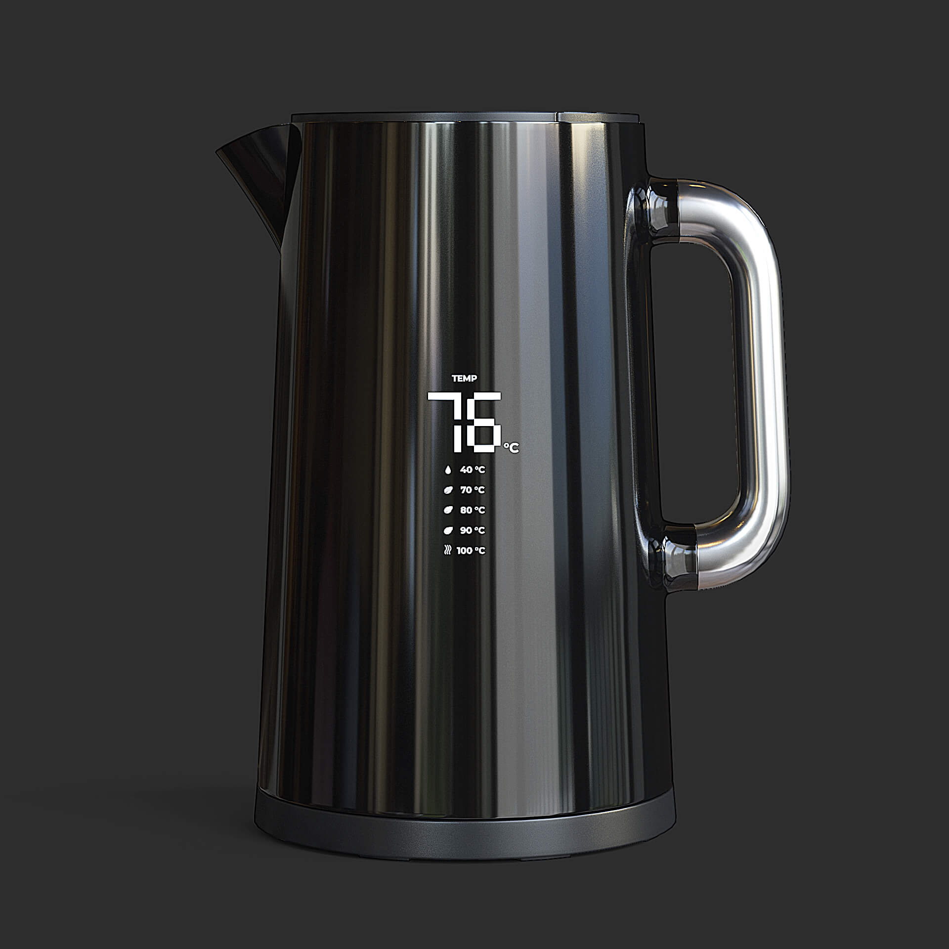 Electric Kettle - 3D Model by fusemesh