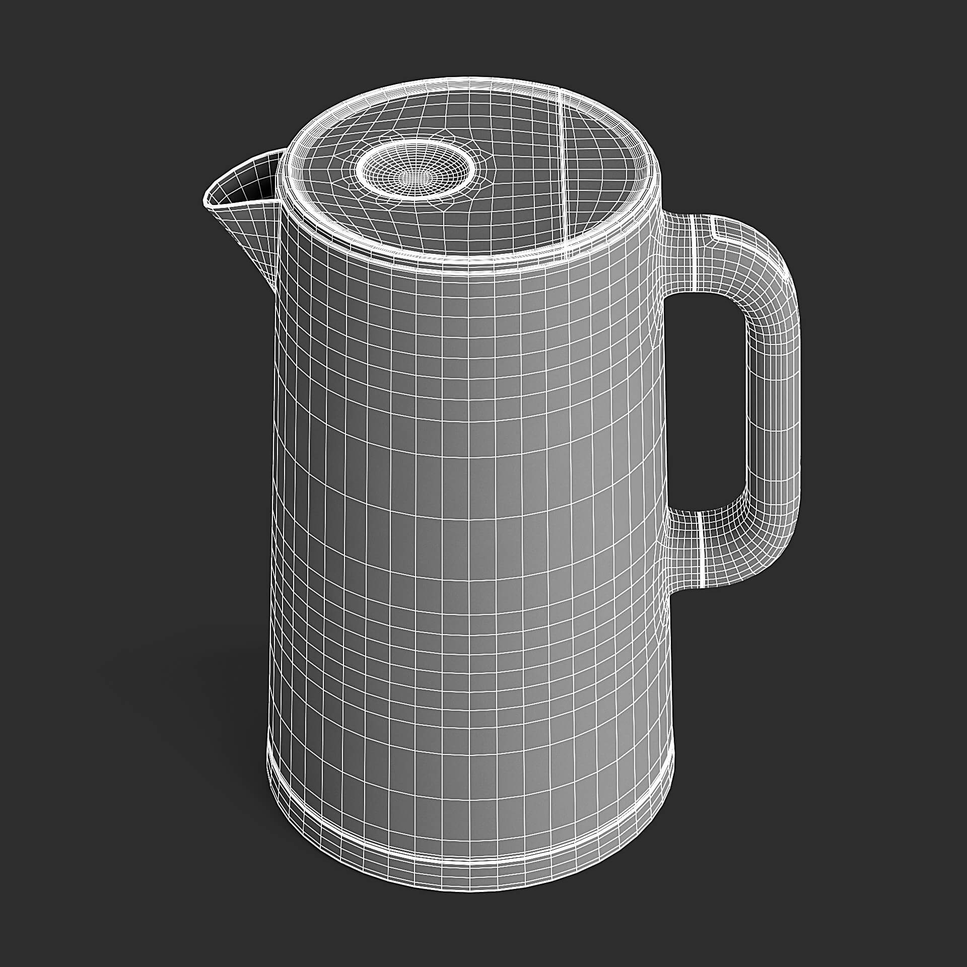 Electric Kettle - 3D Model by fusemesh