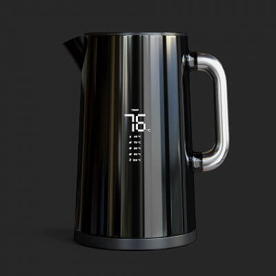 Electric Kettle - 3D Model by fusemesh
