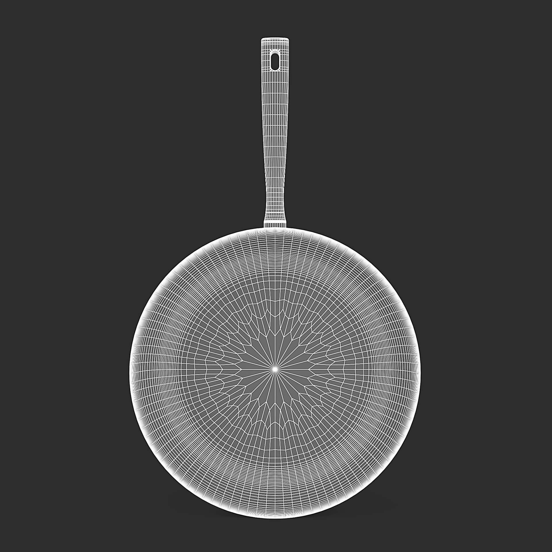 Frying Pan Frying Pan - 3D Model by fusemesh