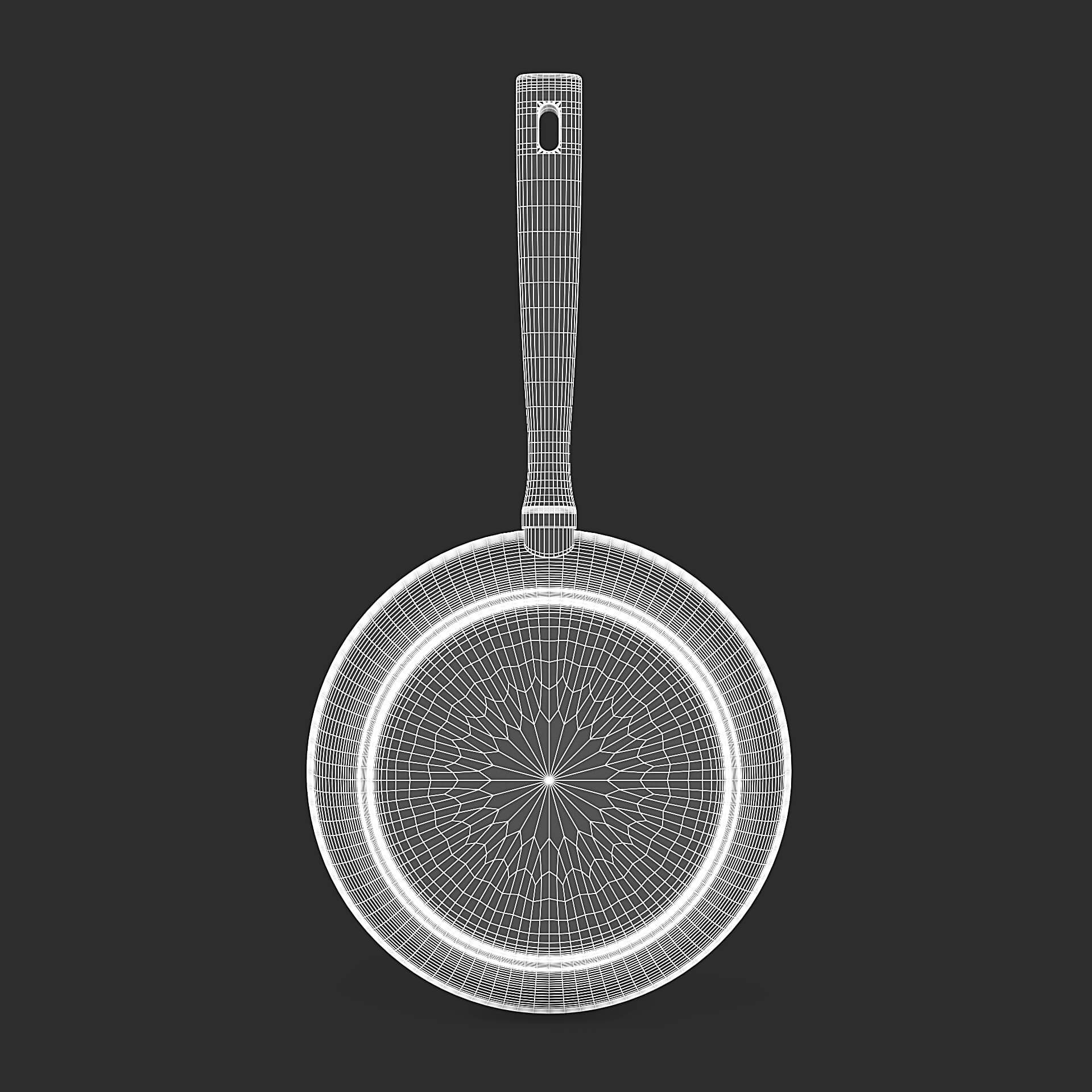 Frying Pan III - 3D Model by fusemesh