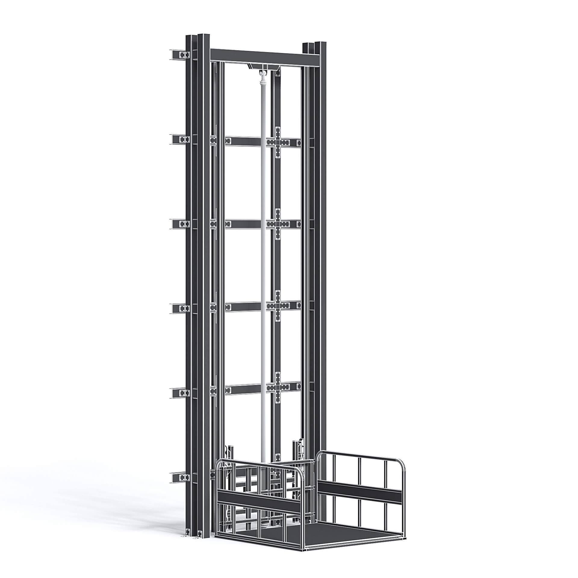 Industrial Elevator III - 3D Model by fusemesh