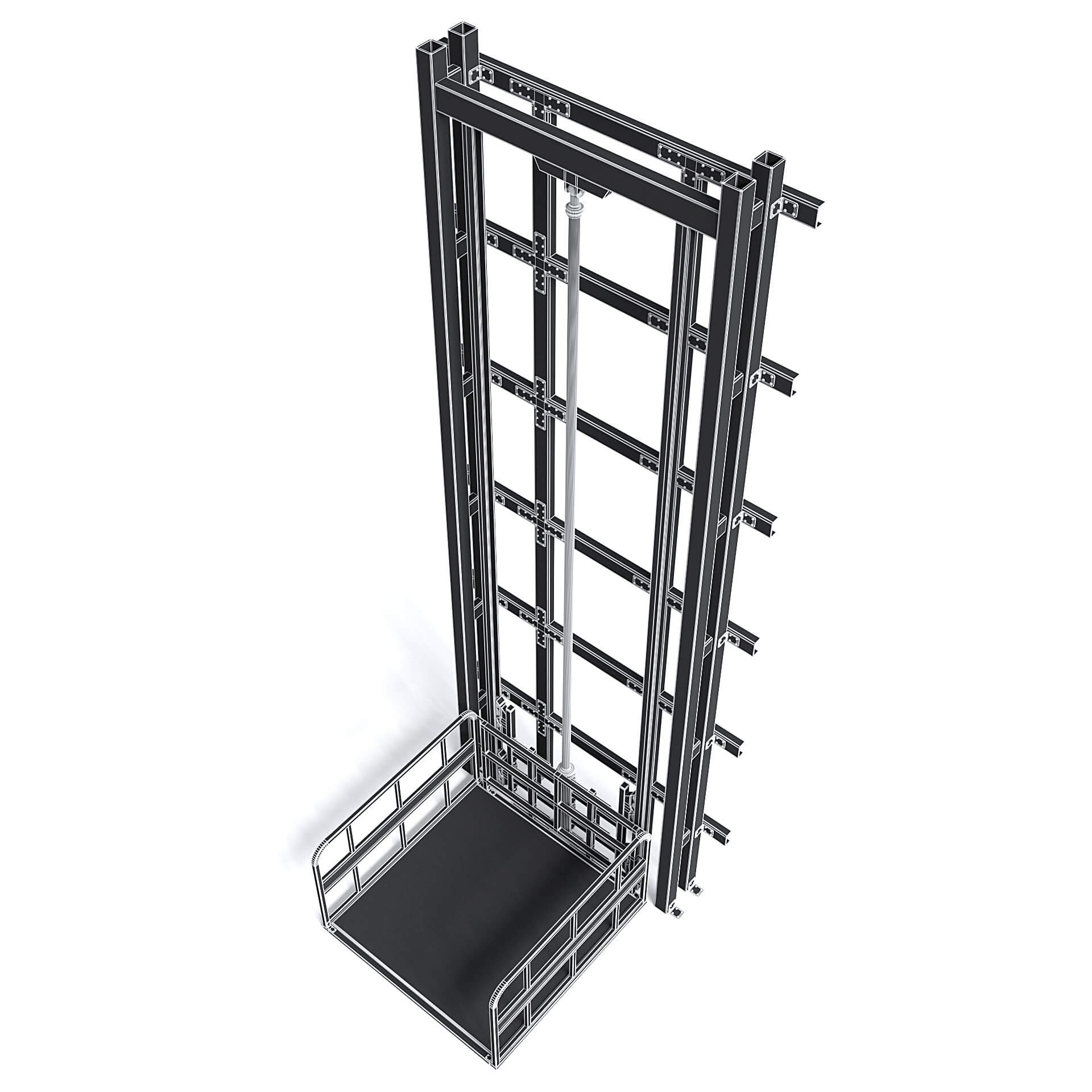 Industrial Elevator III - 3D Model by fusemesh