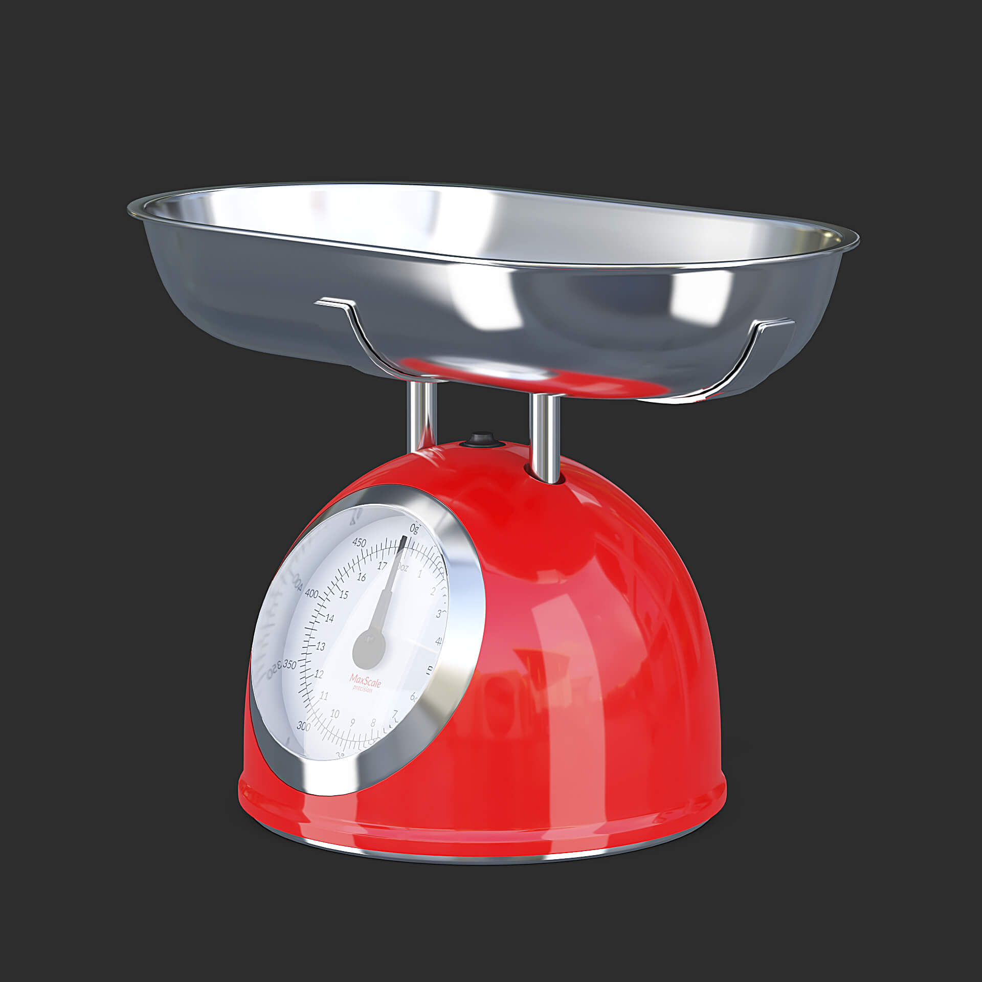 Kitchen Scale II - 3D Model by fusemesh