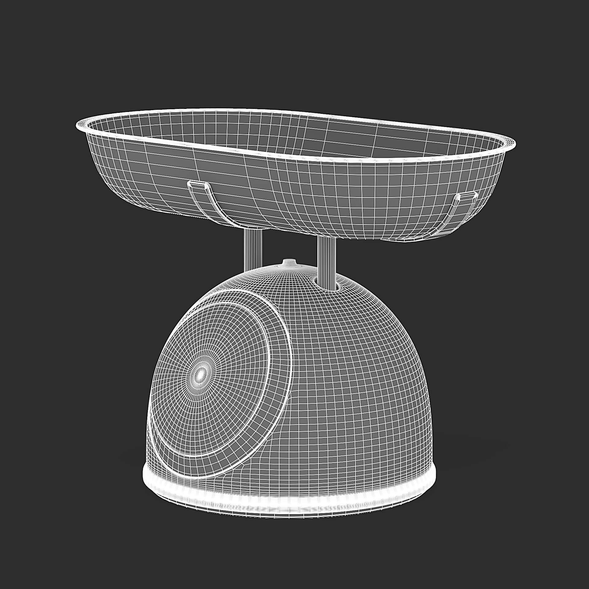 Kitchen Scale II - 3D Model by fusemesh