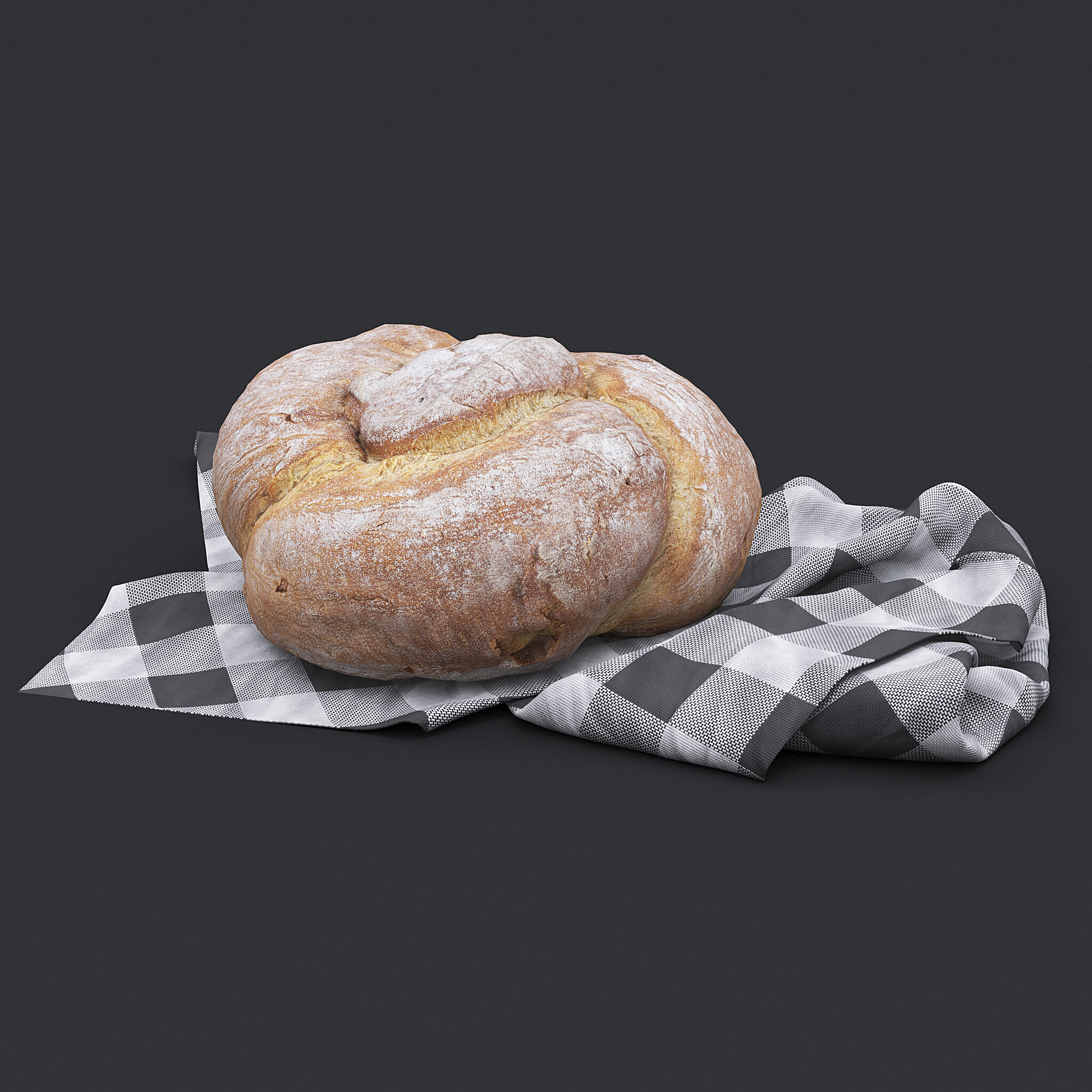 Loaf of Bread I - 3D Model by fusemesh