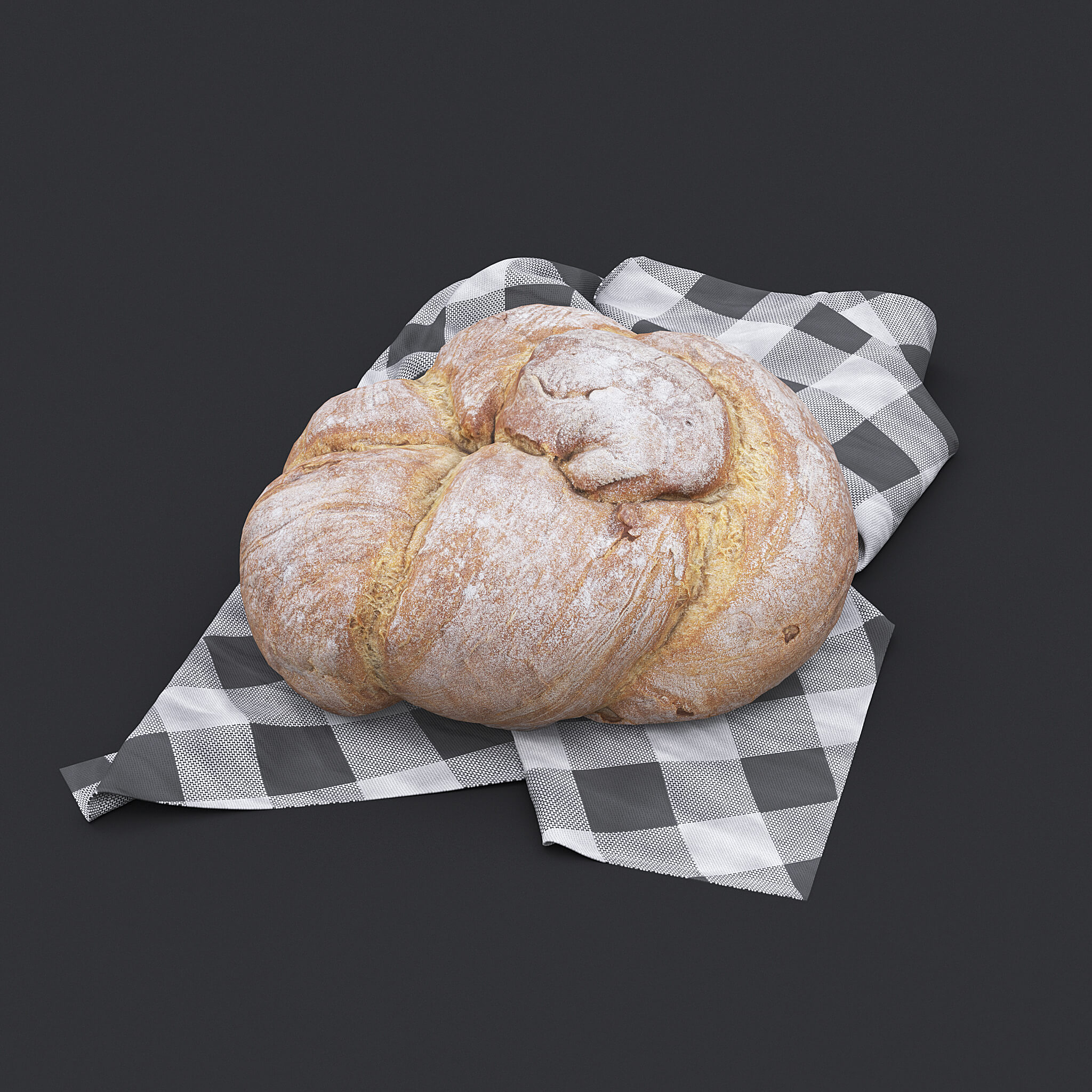 Loaf of Bread I - 3D Model by fusemesh