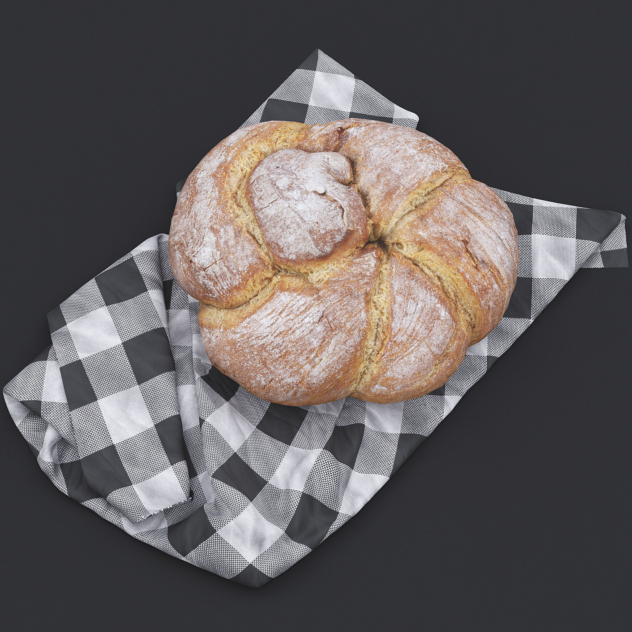 Loaf of Bread I - 3D Model by fusemesh