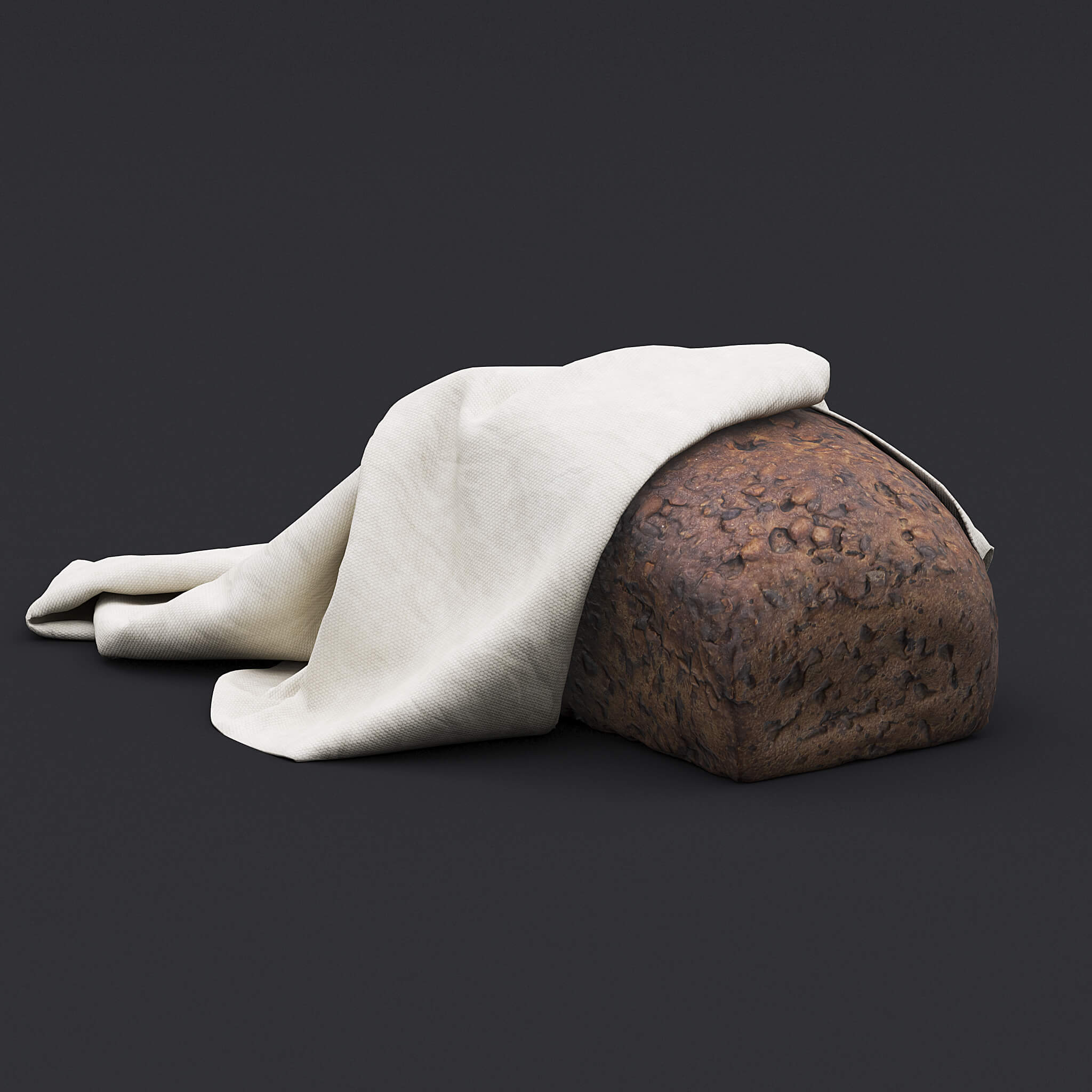 Loaf of Bread II - 3D Model by fusemesh