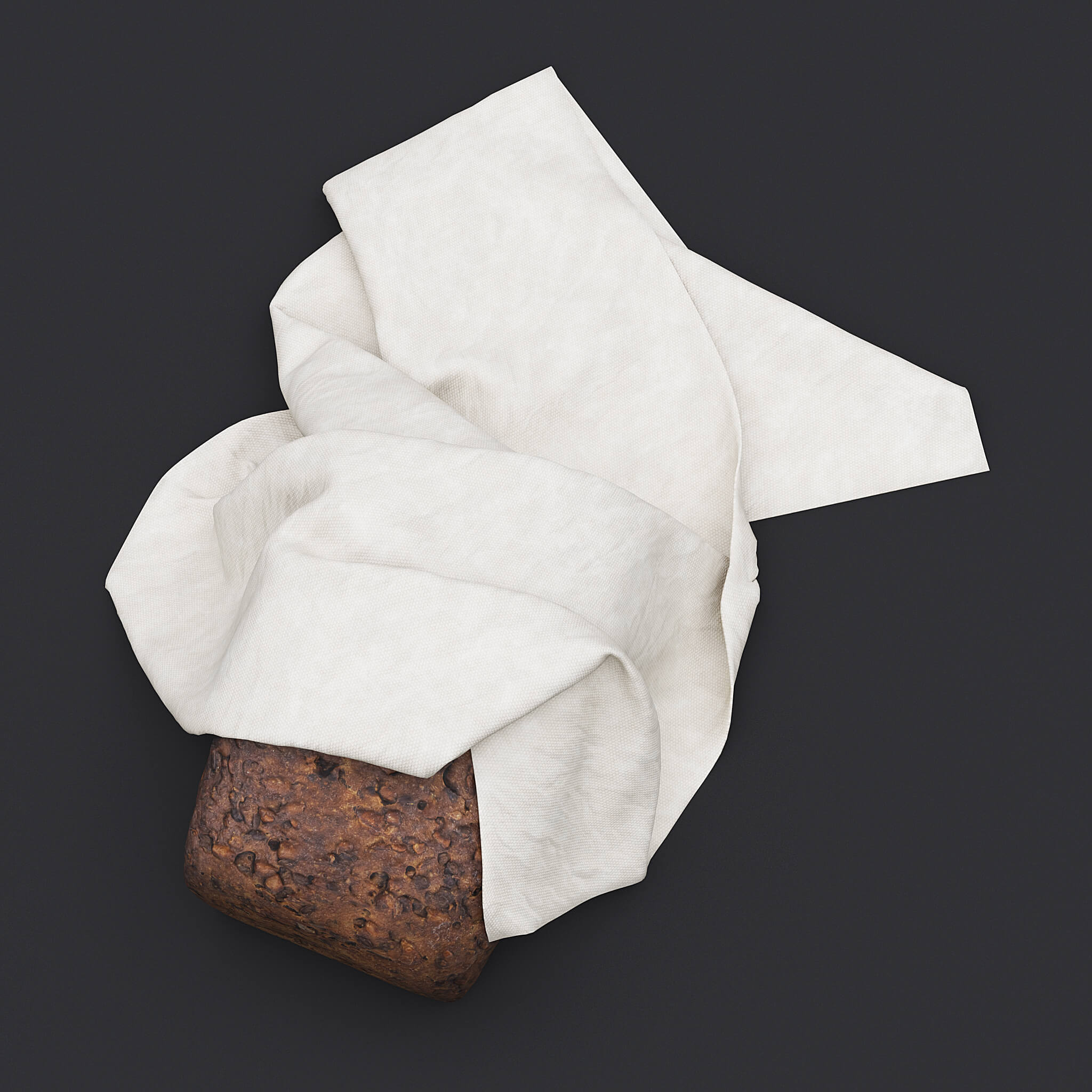 Loaf of Bread II - 3D Model by fusemesh