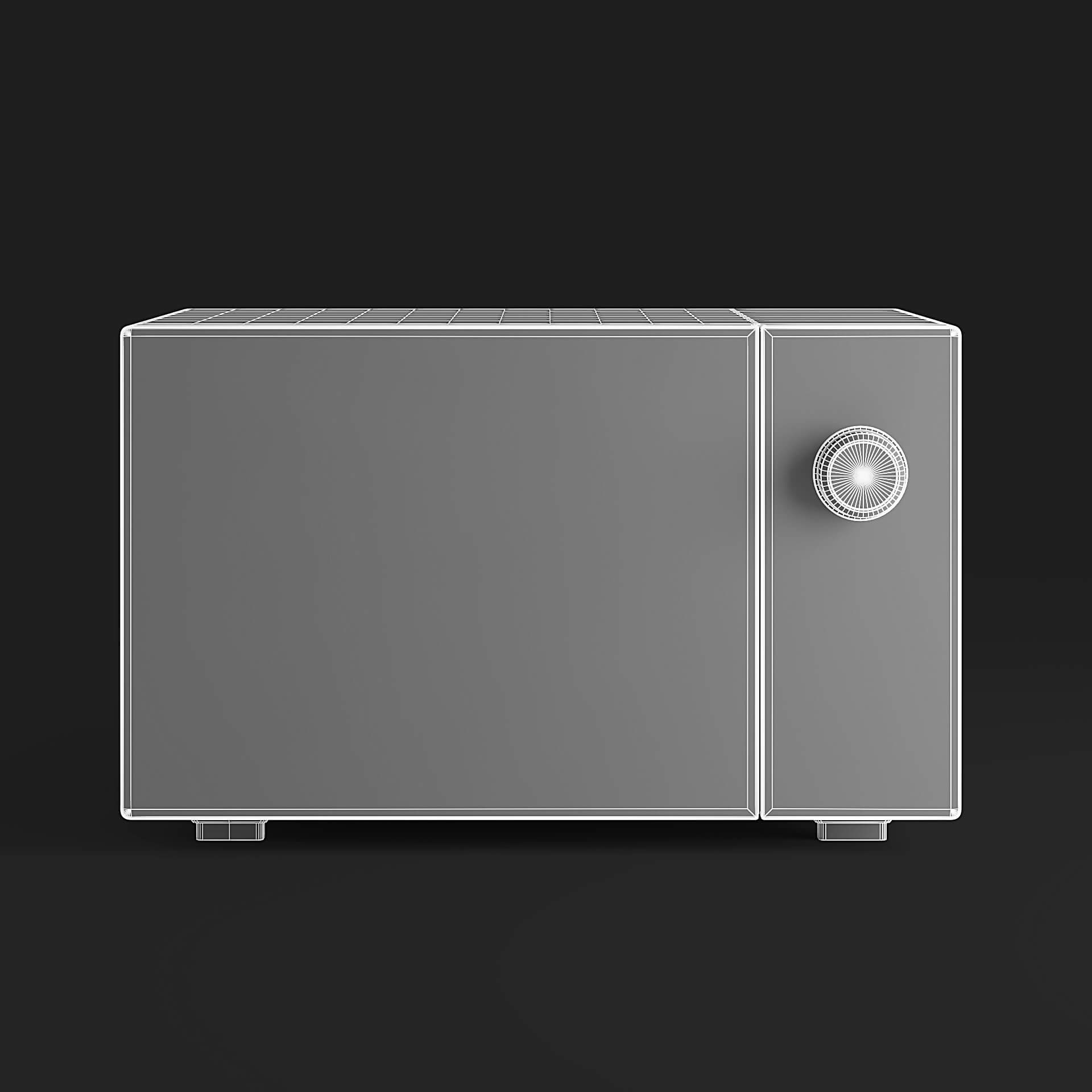 Microwave II - 3D Model by fusemesh