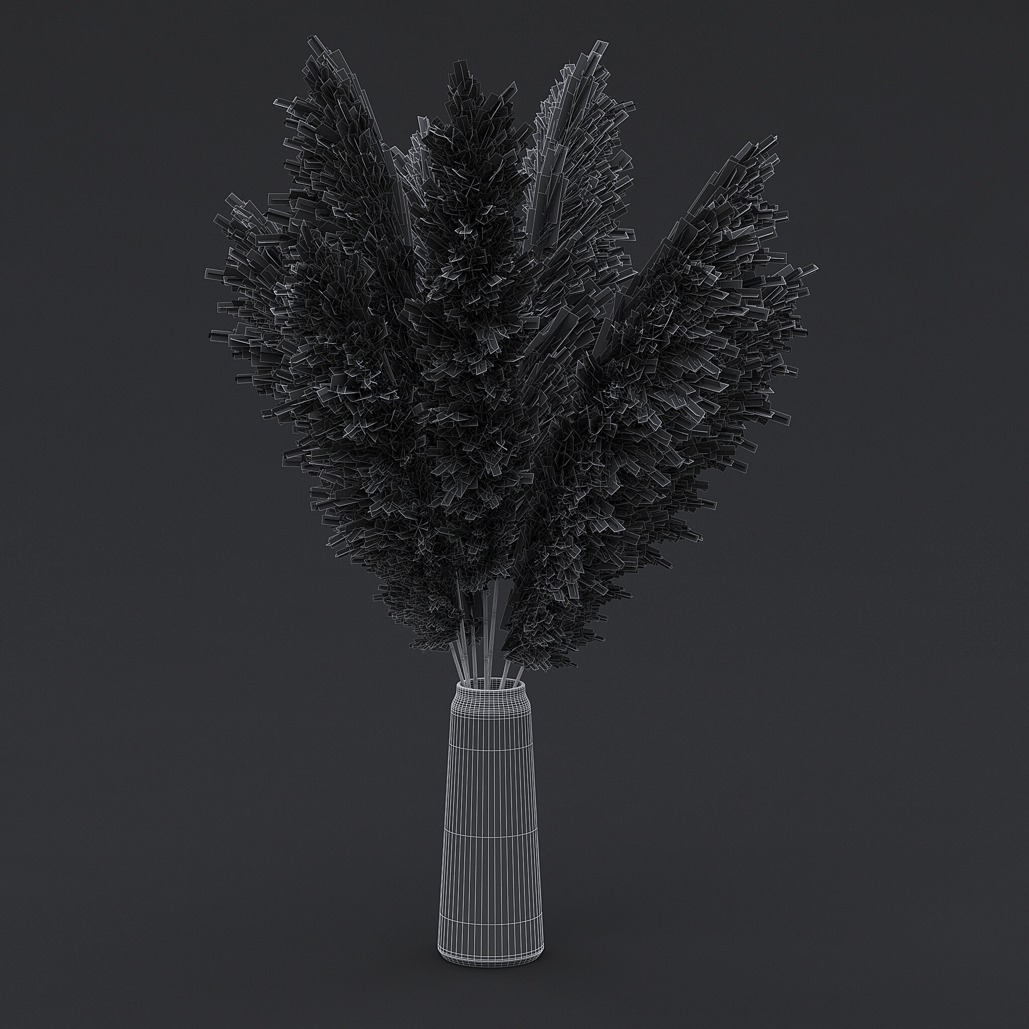 Pampas Grass II - 3D Model by fusemesh