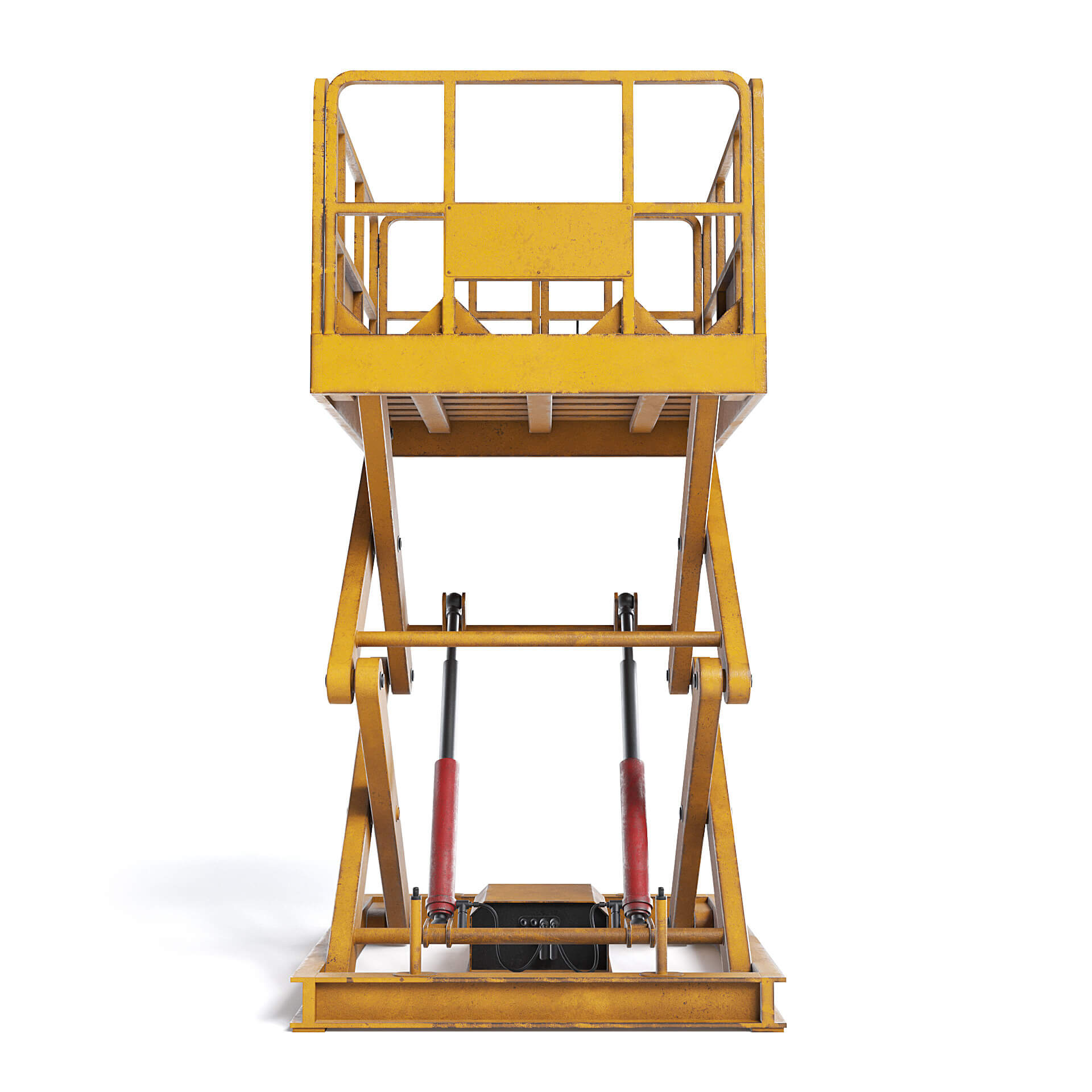 Scissor Freight Lift - 3D Model by fusemesh