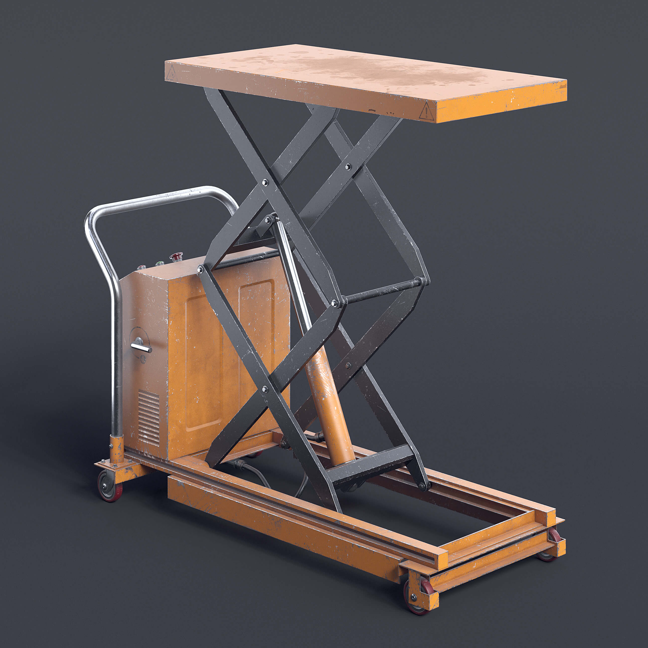 Scissor Lift Table I - 3D Model by fusemesh