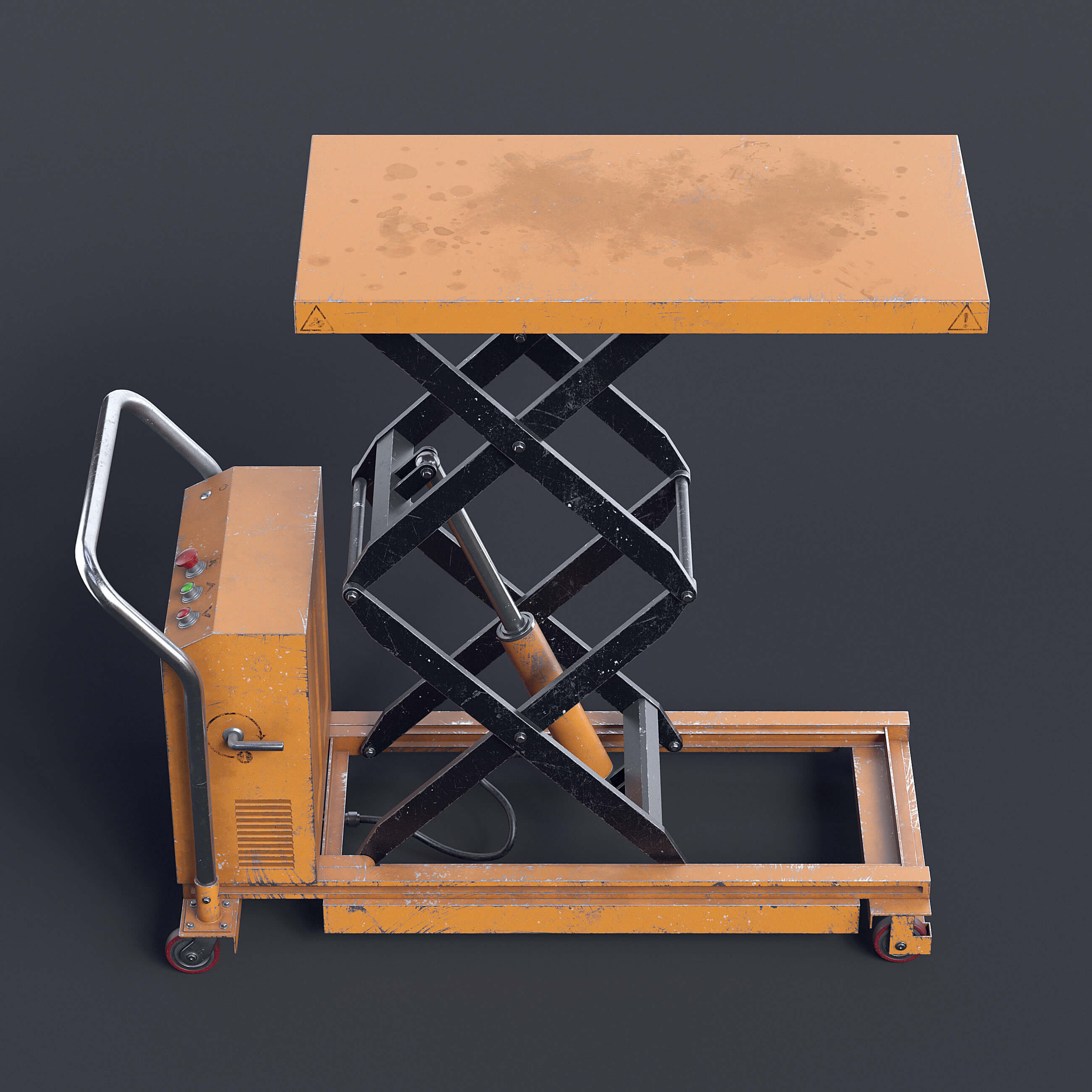 Scissor Lift Table I - 3D Model by fusemesh