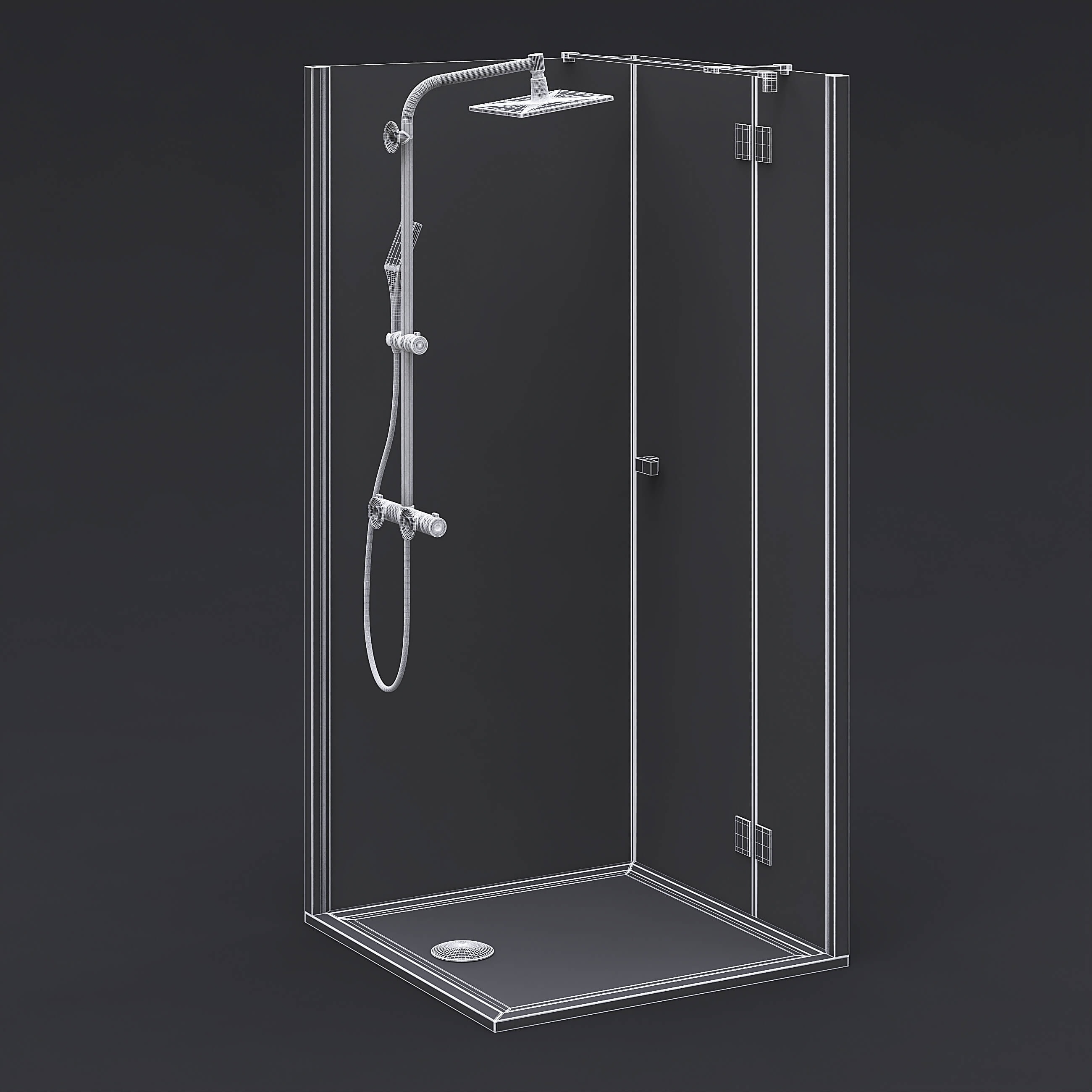 Shower Shower - 3D Model by fusemesh