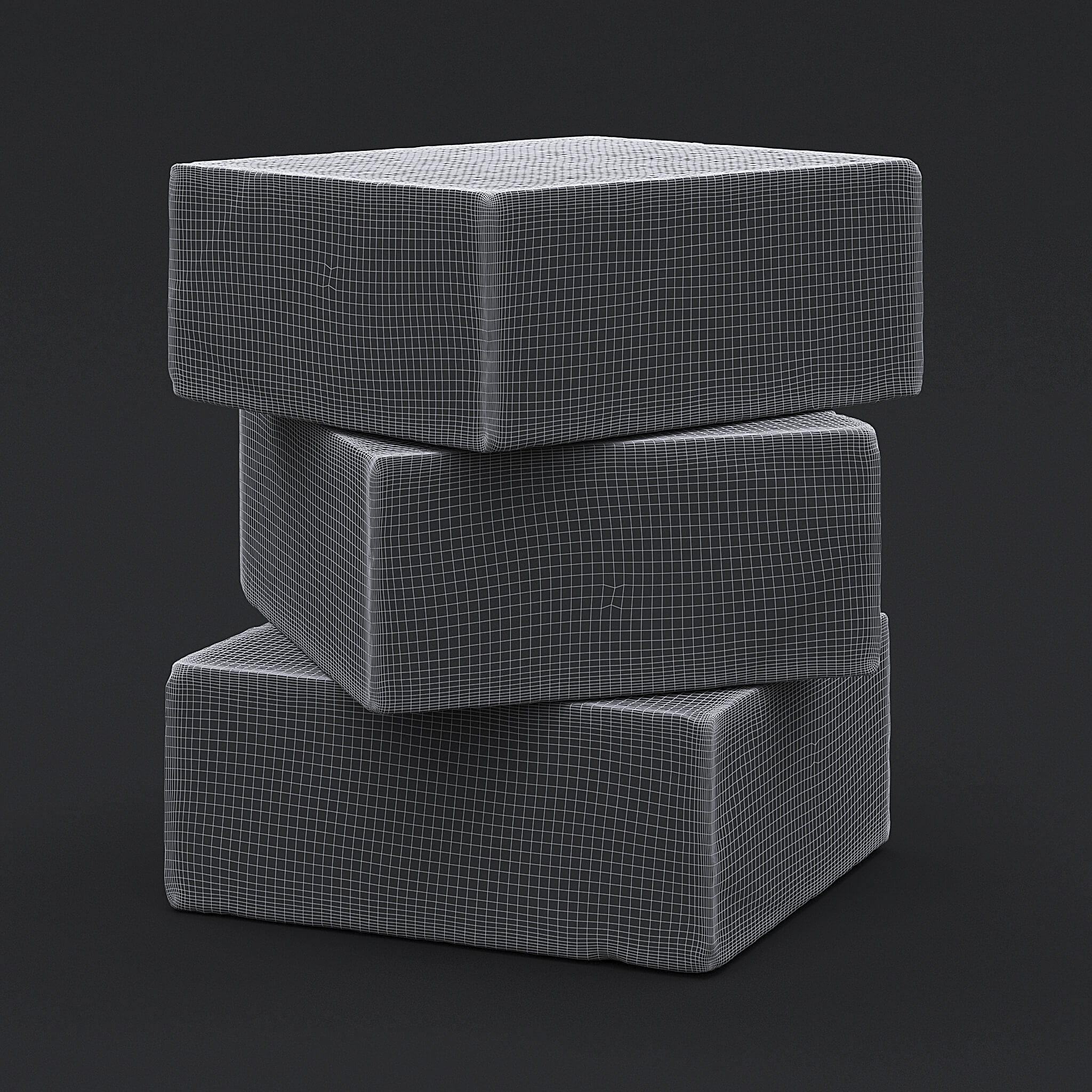 Stones II 3D Model by fusemesh