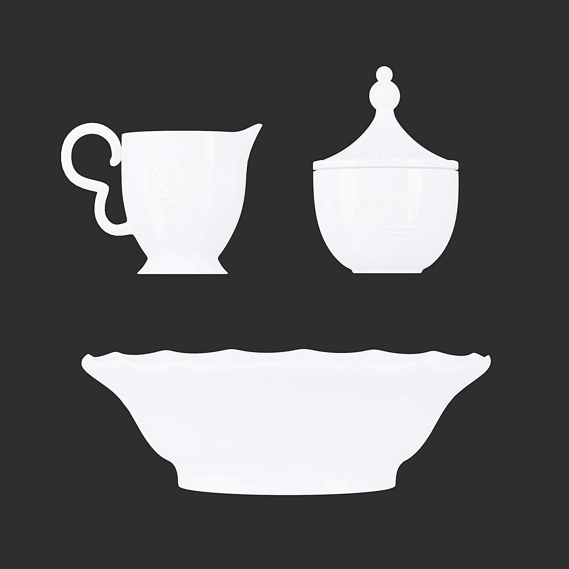 Tableware Set III - 3D Model by fusemesh