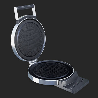 Waffle Maker - 3D Model by fusemesh