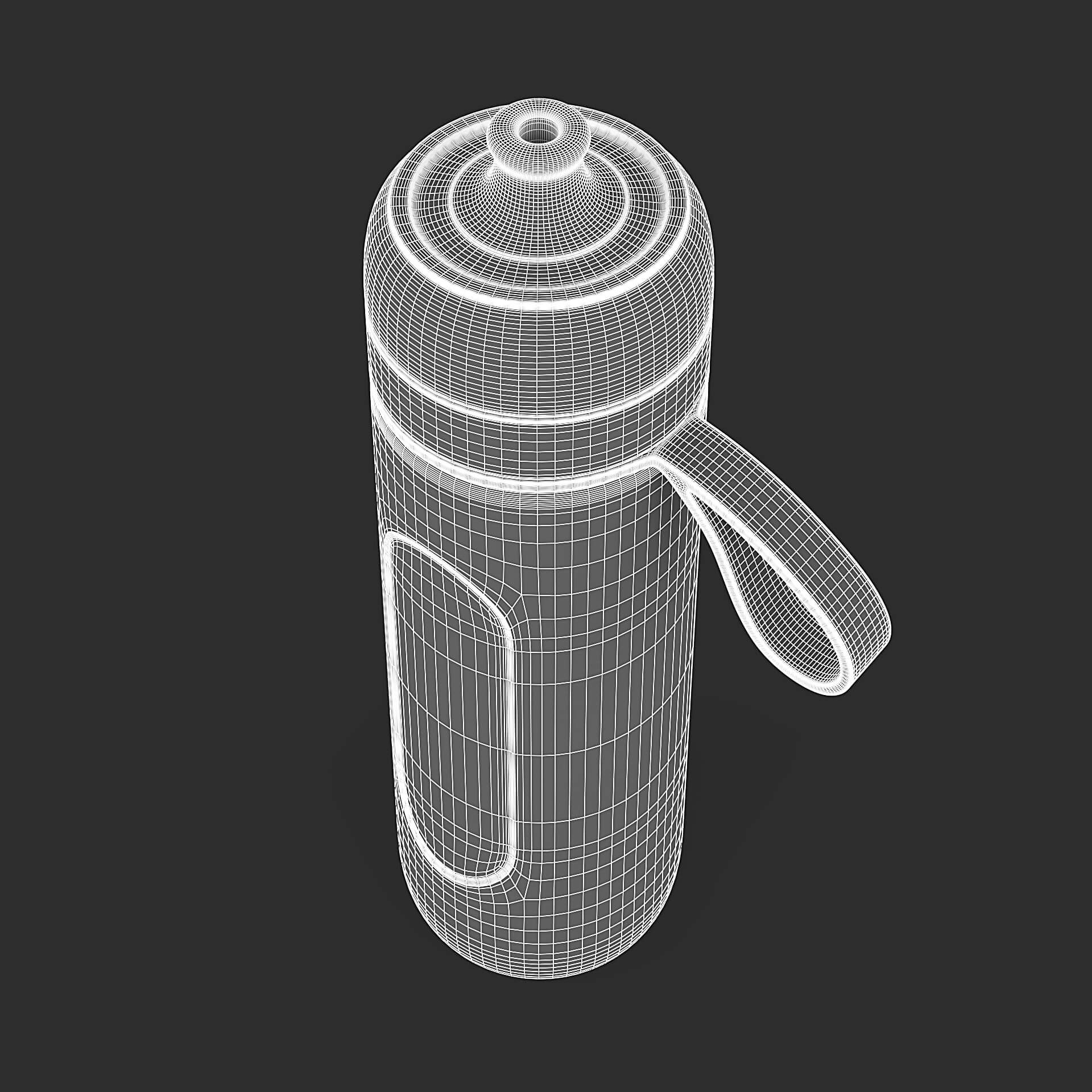 Water Filtering Bottle II - 3D Model by fusemesh