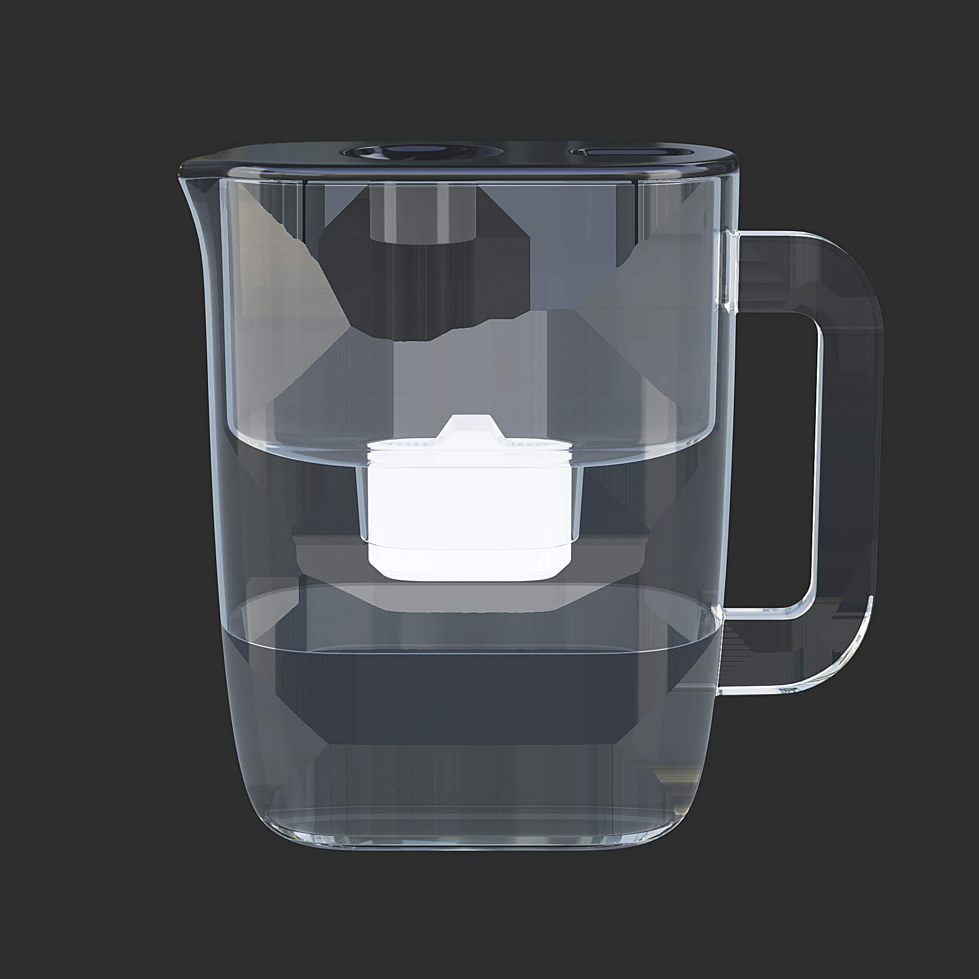 Water Filtering Pitcher - 3D Model by fusemesh