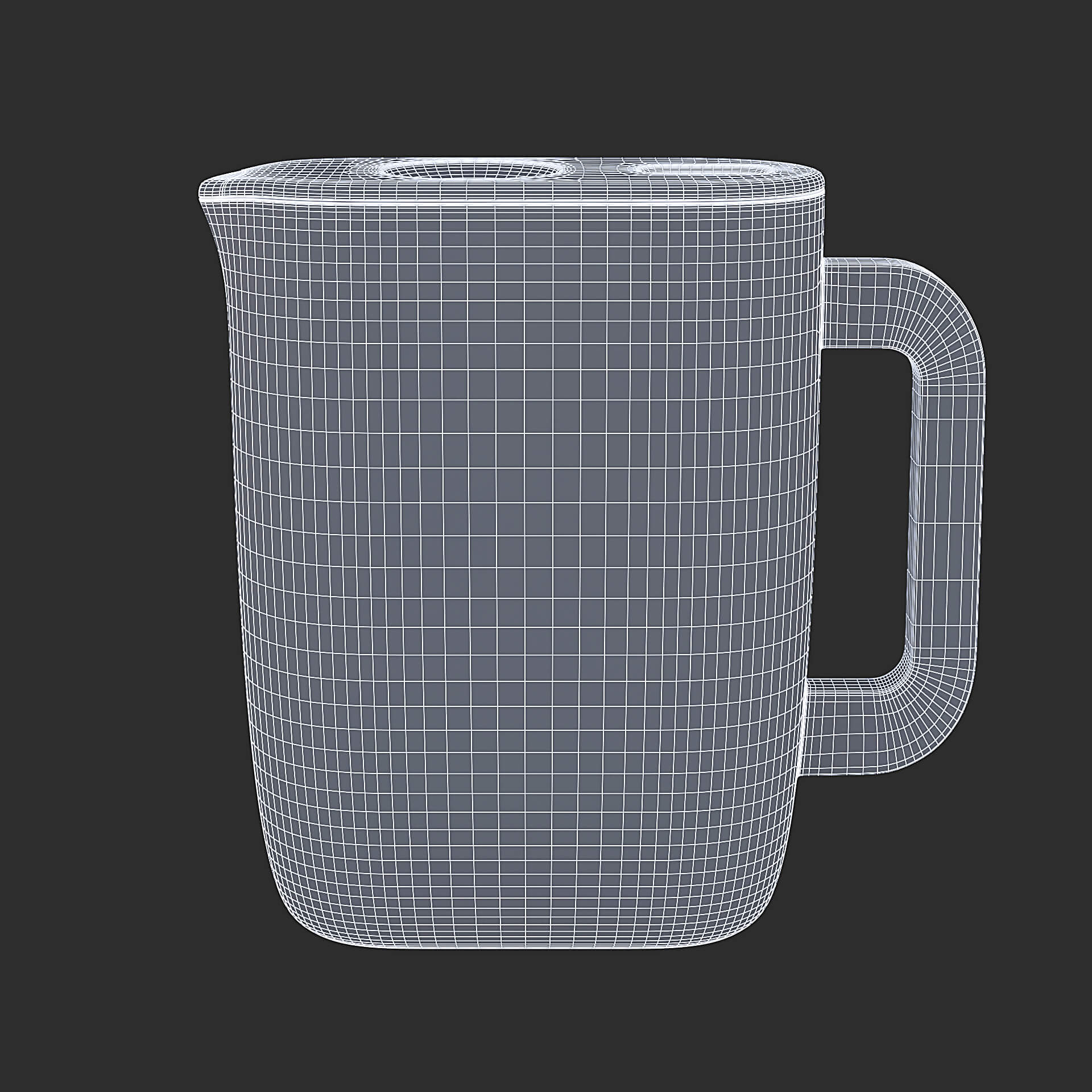 Water Filtering Pitcher - 3D Model by fusemesh