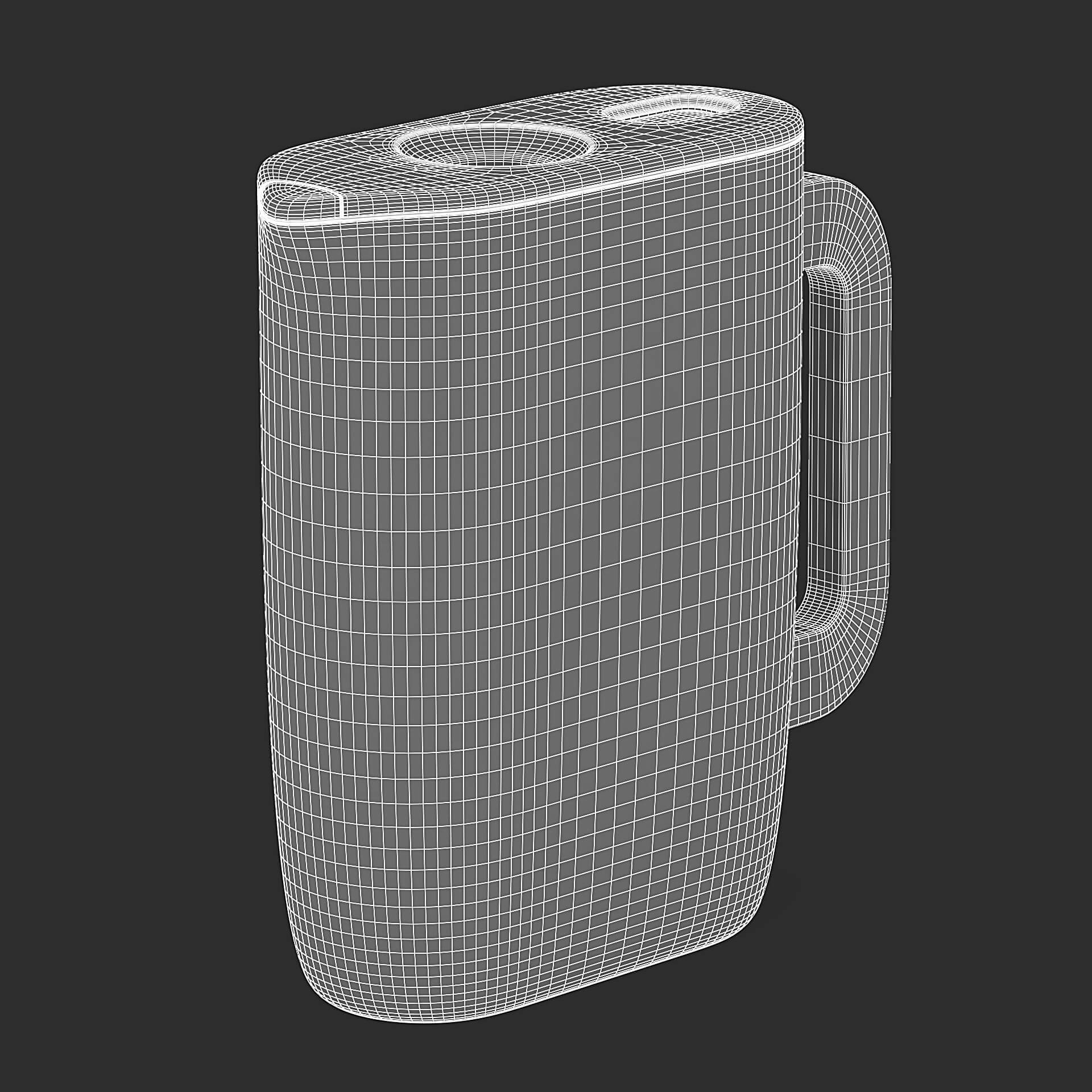 Water Filtering Pitcher - 3D Model by fusemesh