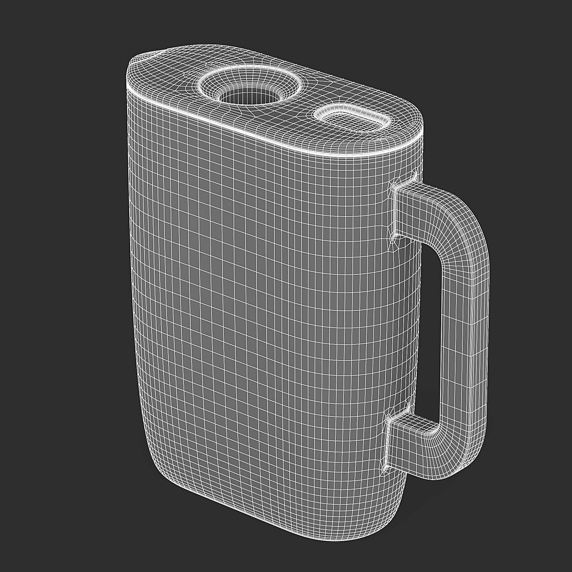 Water Filtering Pitcher - 3D Model by fusemesh