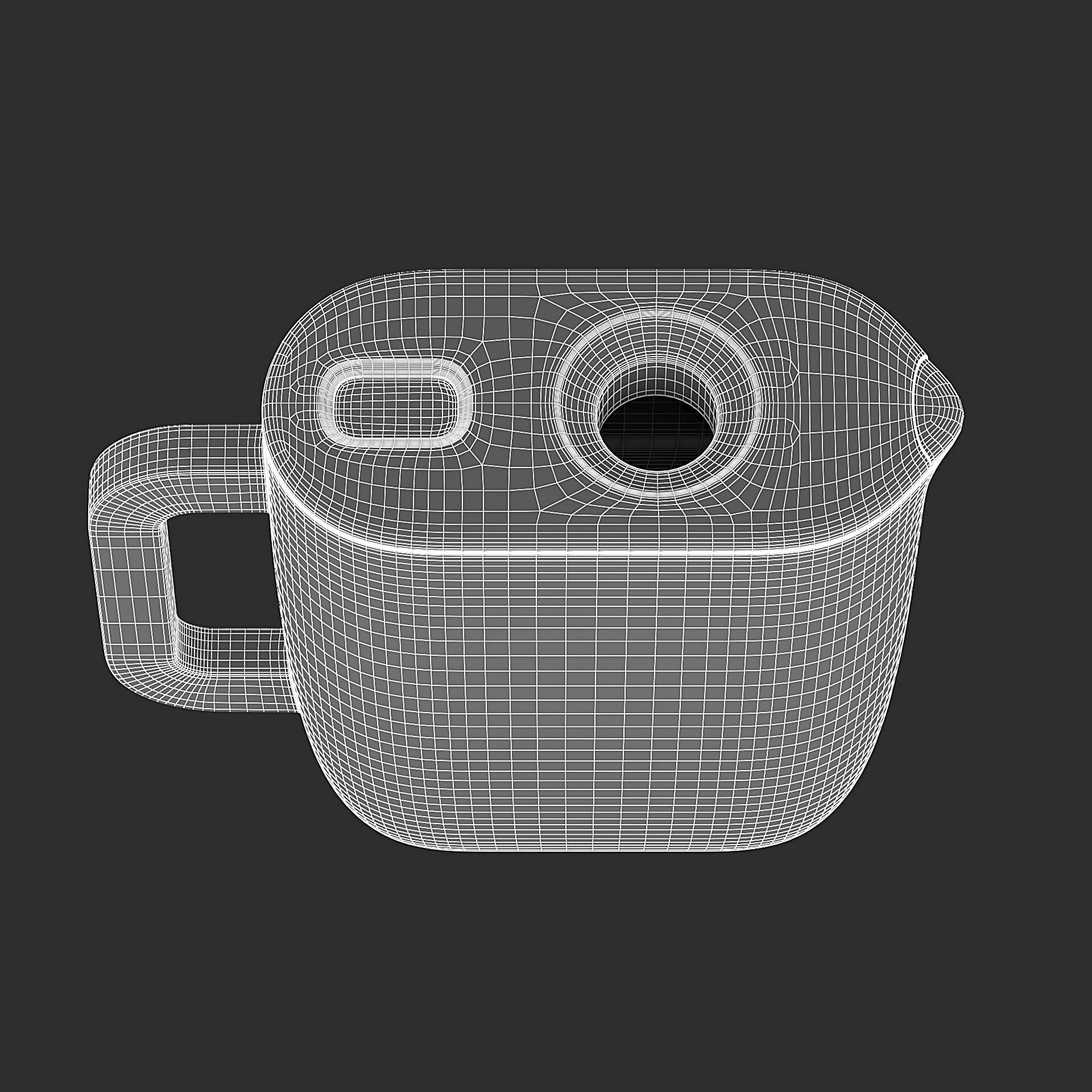Water Filtering Pitcher - 3D Model by fusemesh