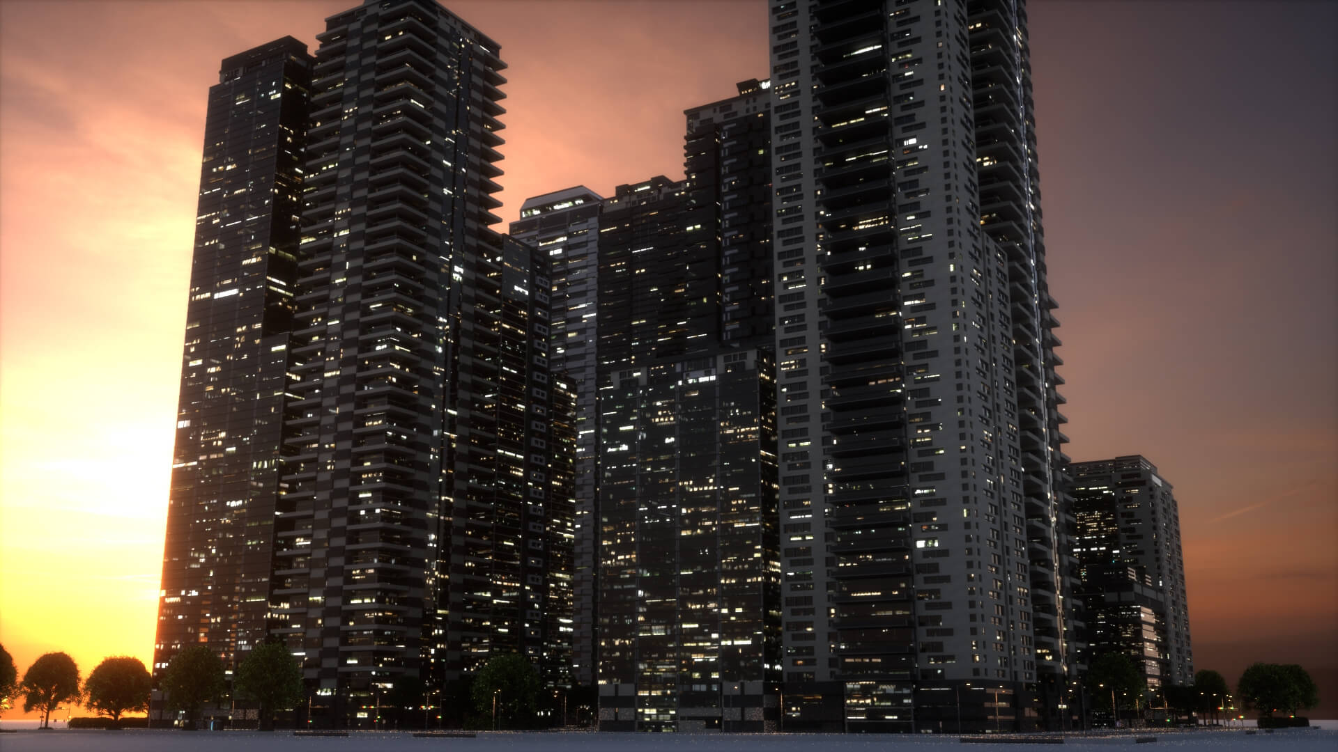 City Block Type B01 - 3D Model by Fwcolbert3D2