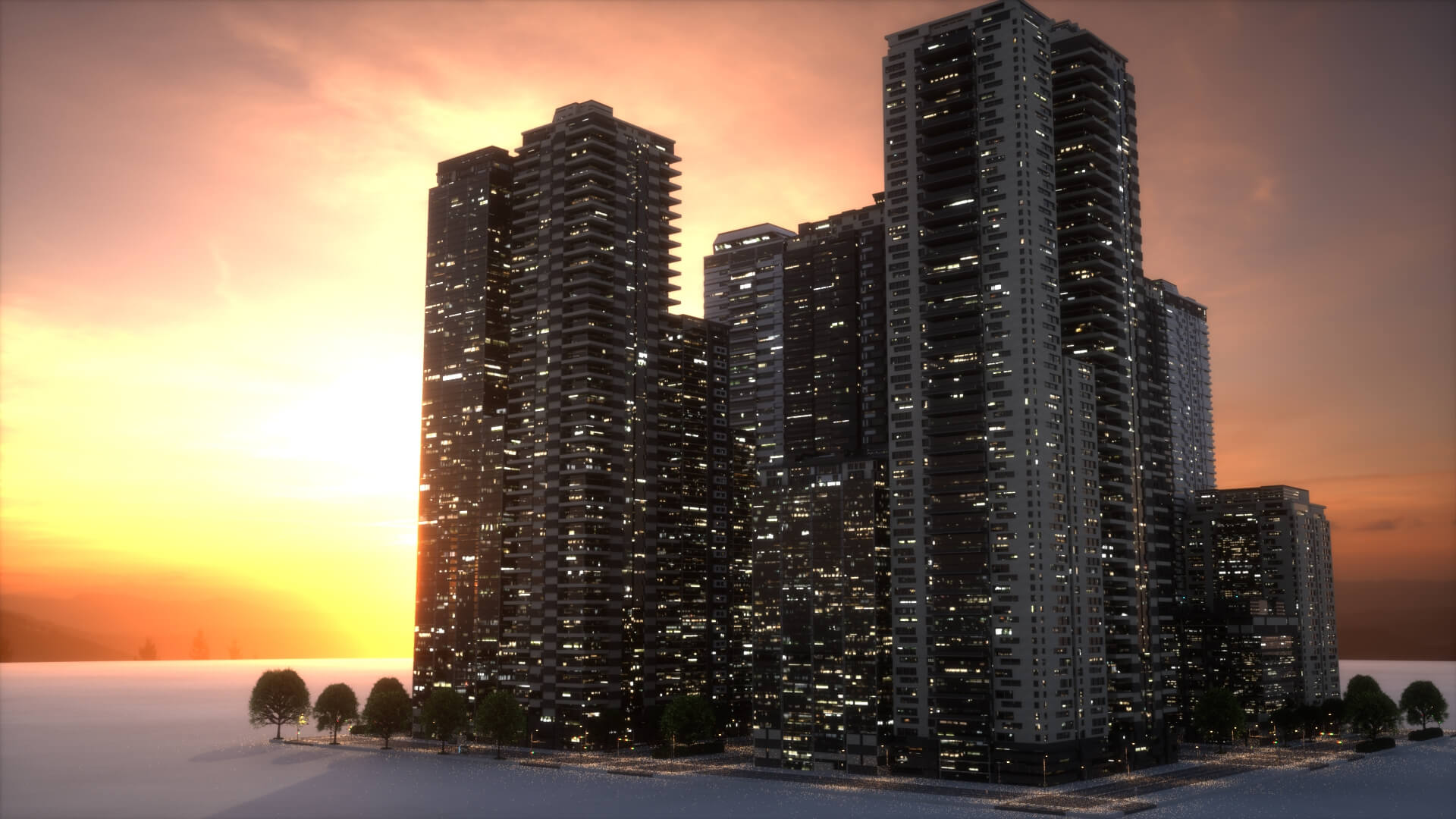 City Block Type B01 - 3D Model by Fwcolbert3D2