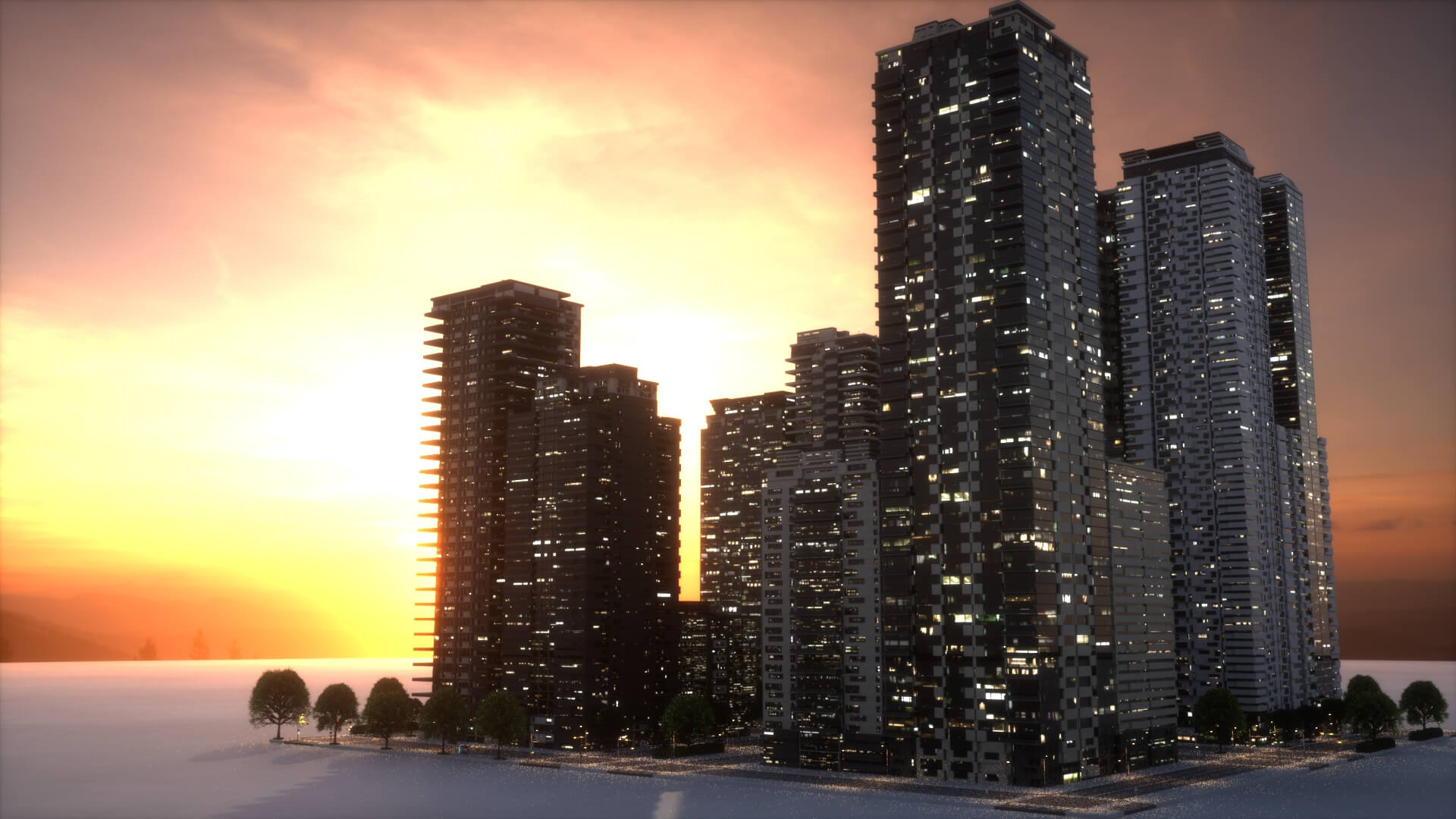 City Block Type B02 - 3D Model by Fwcolbert3D2