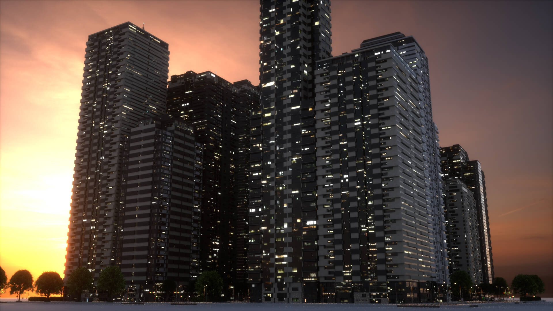 City Block Type B03 - 3D Model by Fwcolbert3D2