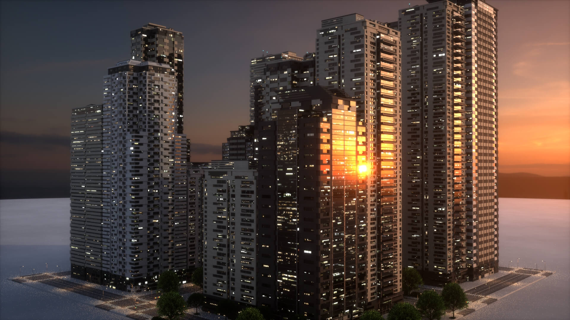 City Block Type B03 - 3D Model by Fwcolbert3D2