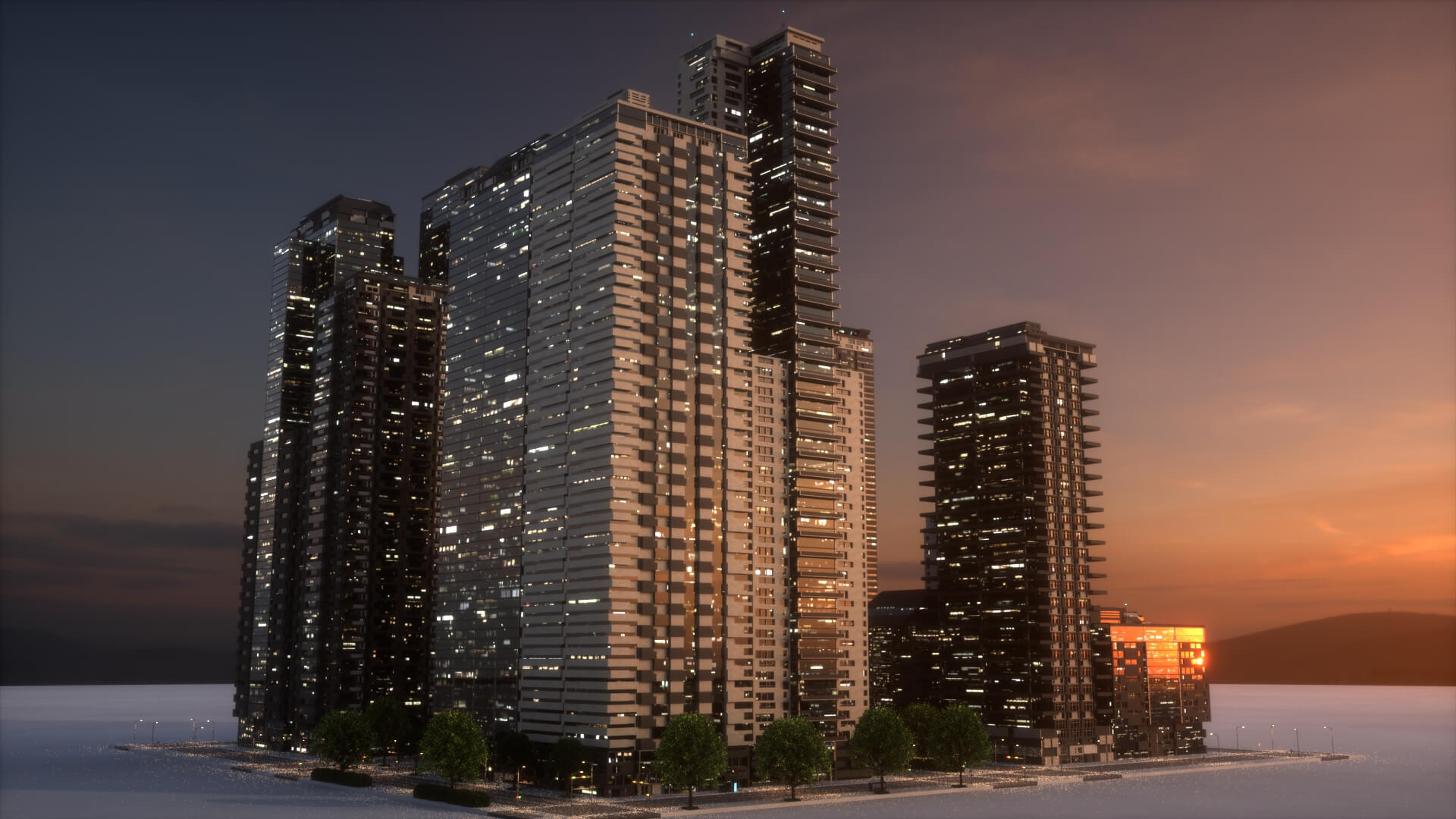 City Block Type B04 - 3D Model by Fwcolbert3D2