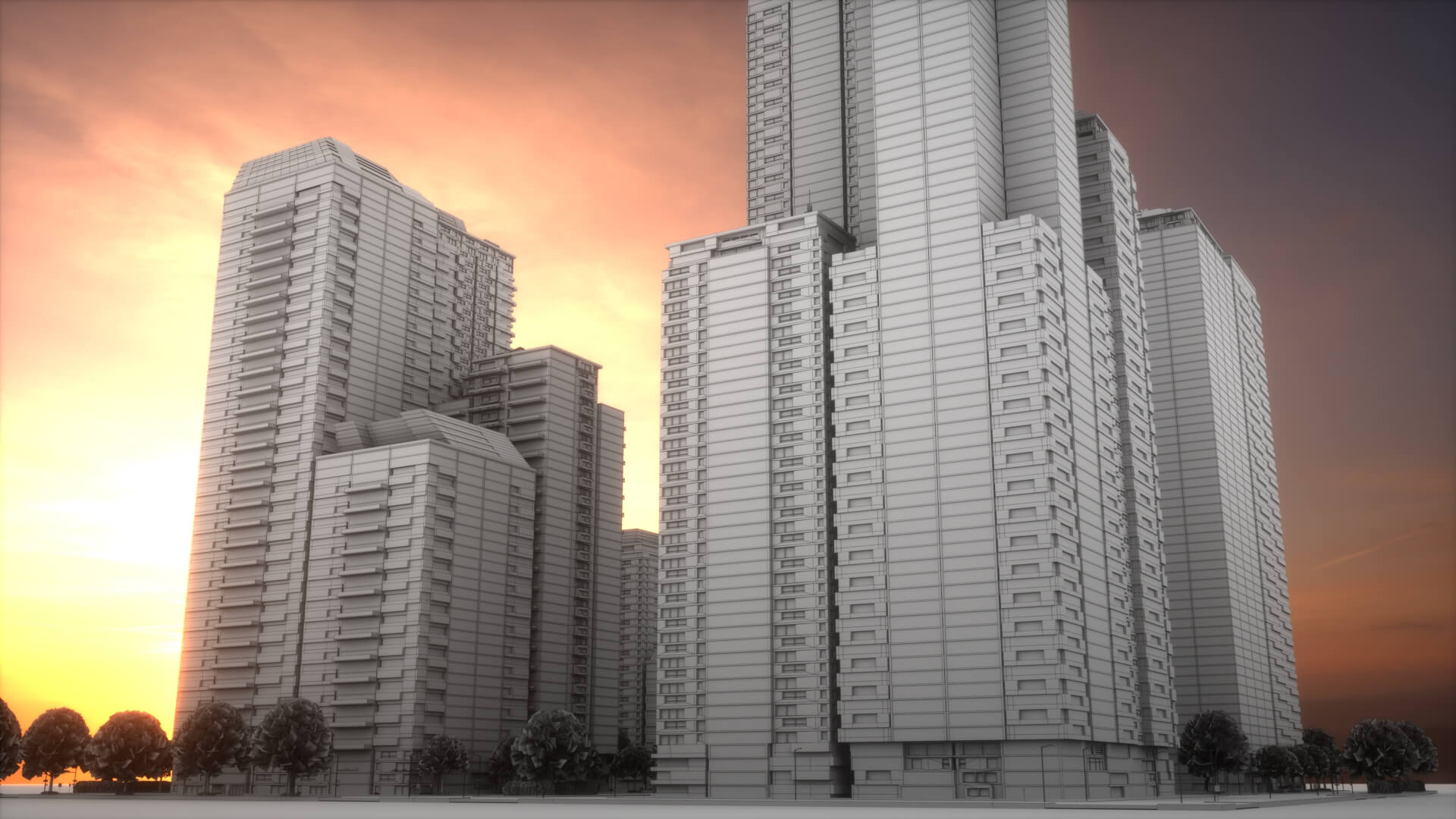 City Block Type B04 - 3D Model by Fwcolbert3D2