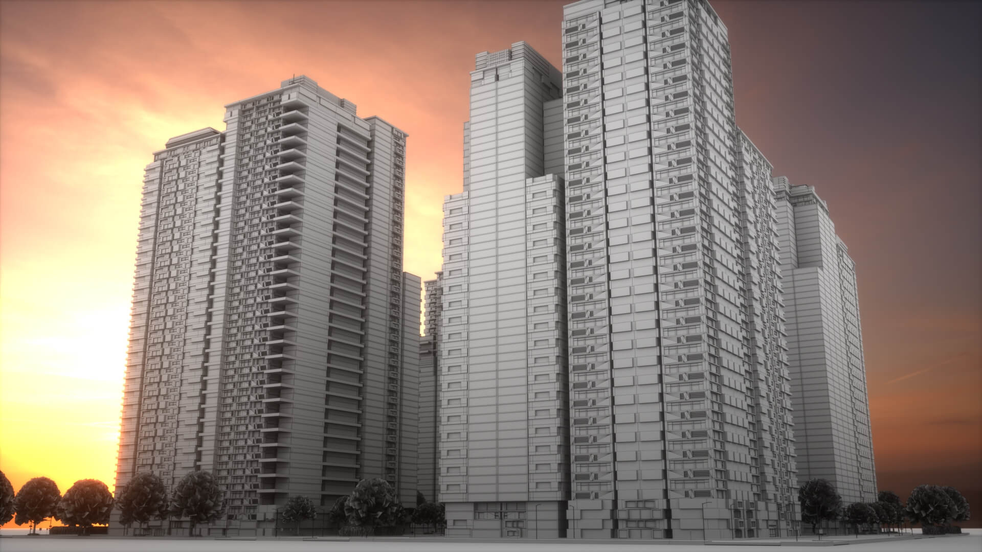 City Block Type B05 - 3D Model by Fwcolbert3D2