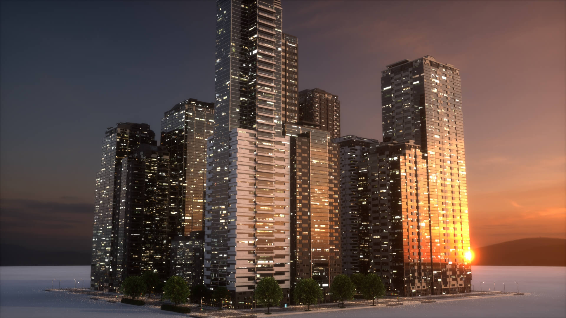 City Block Type B07 - 3D Model by Fwcolbert3D2