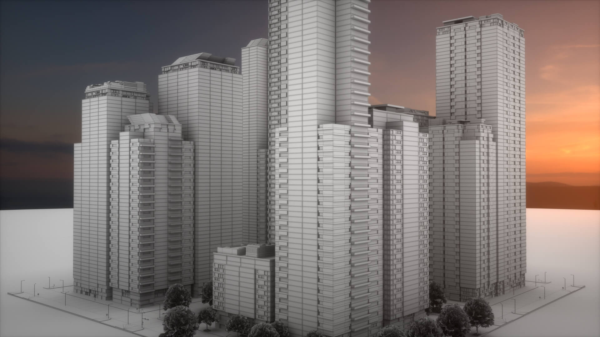 City Block Type B07 - 3D Model by Fwcolbert3D2