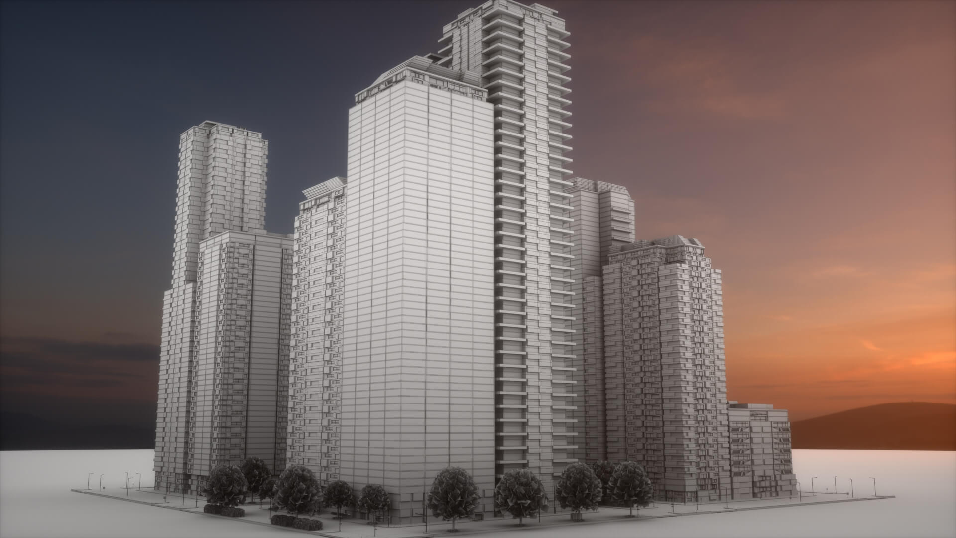 City Block Type B09 - 3D Model by Fwcolbert3D2
