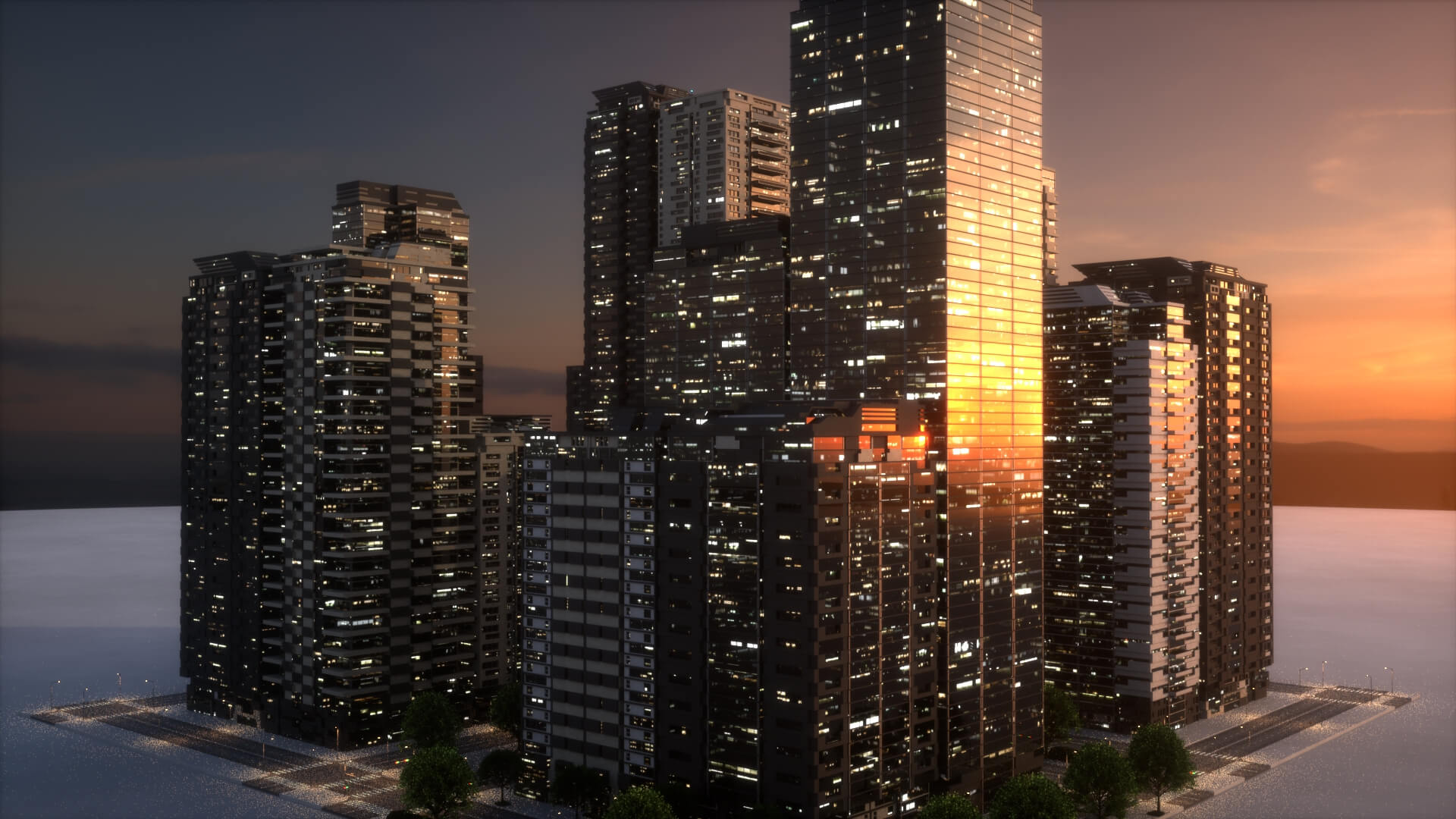 City Block Type B10 - 3D Model by Fwcolbert3D2